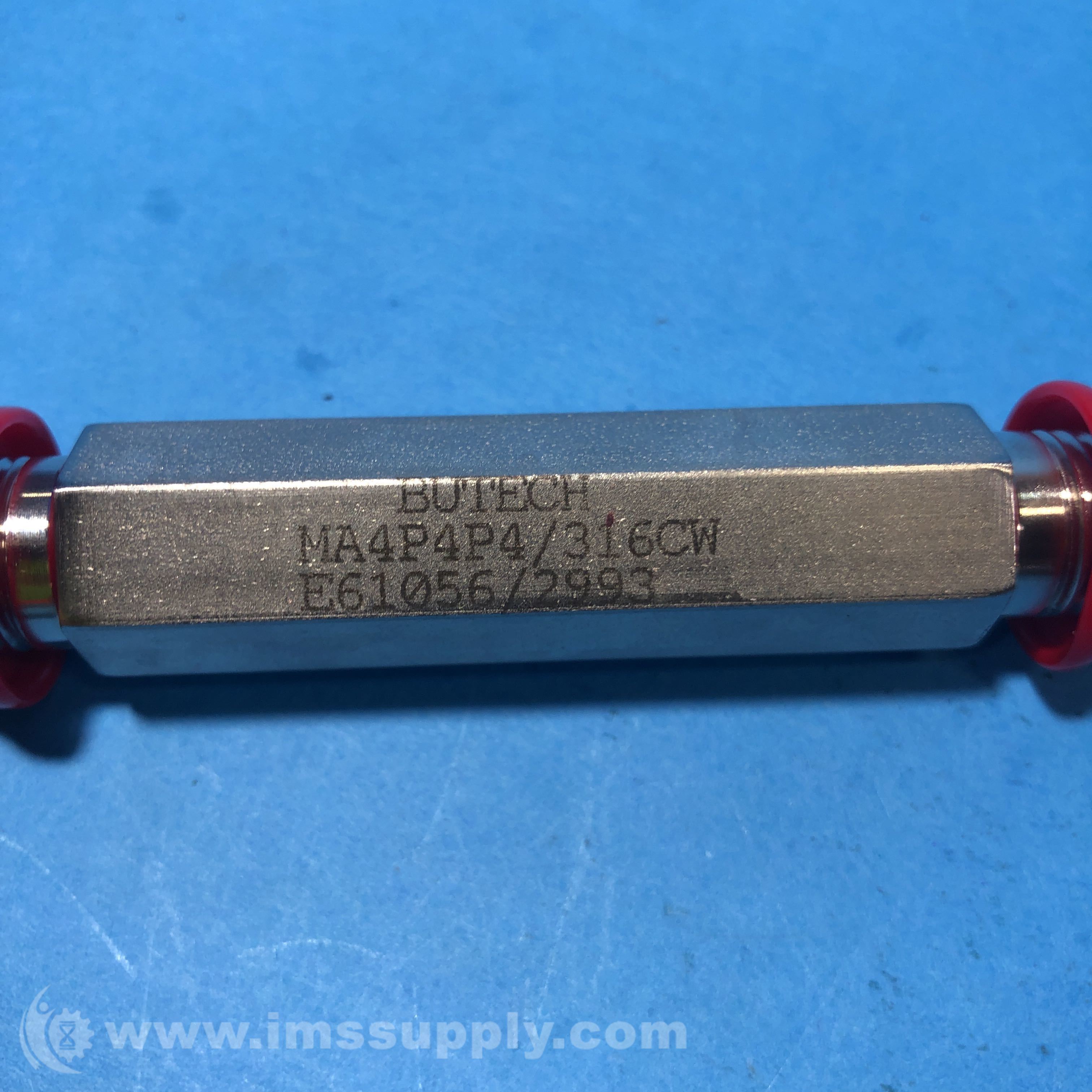 Butech MA4P4P4 Check Valve - IMS Supply
