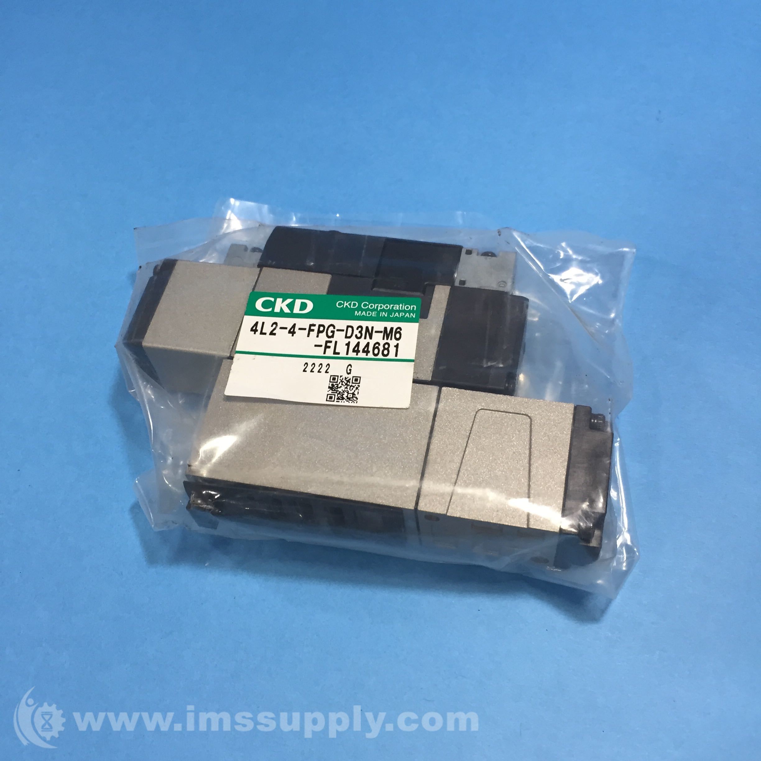 CKD 4L2-4-FPG-D3N-M6-FL144681 Solenoid Valve - IMS Supply