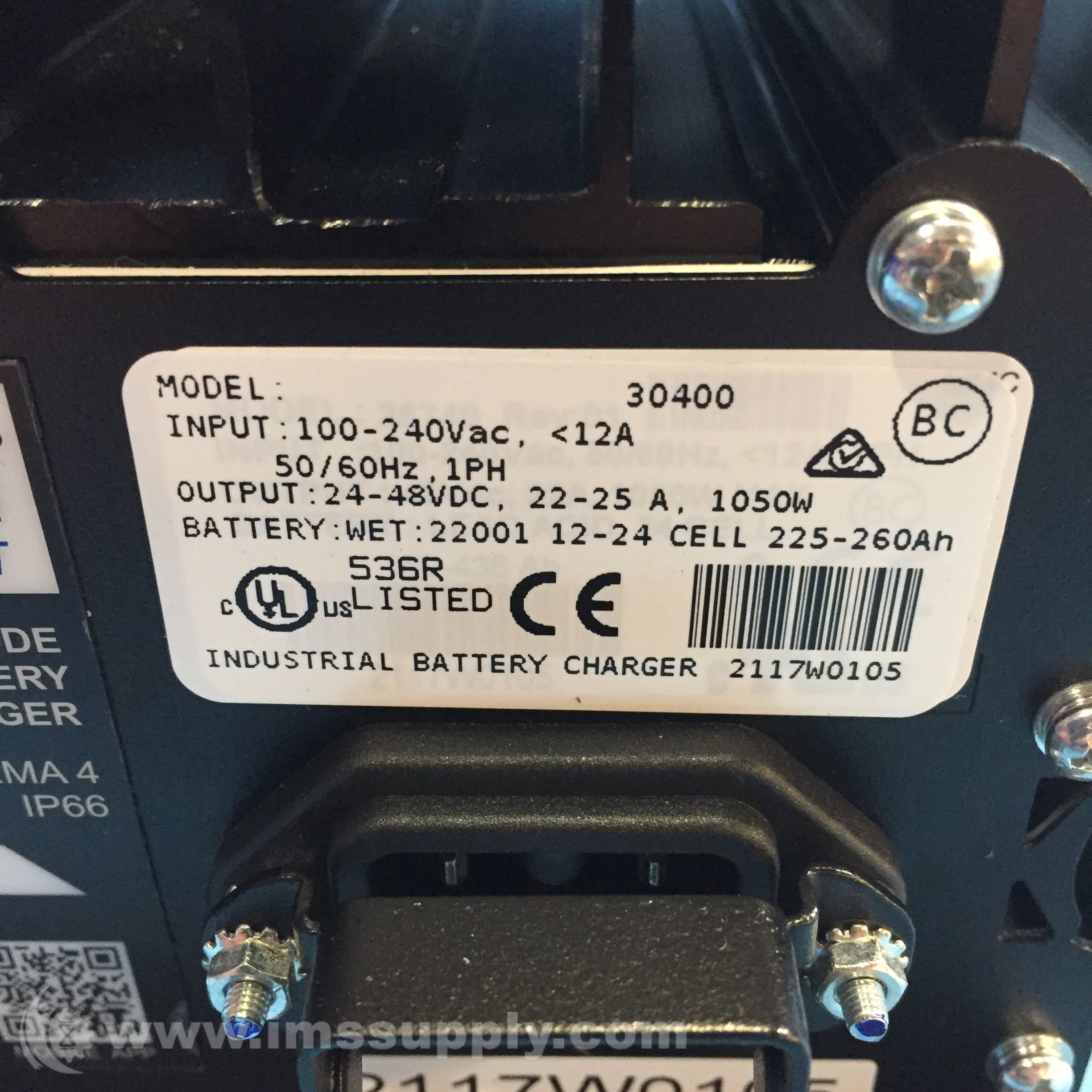 Lester Electric 30400 Industrial Battery Charger - IMS Supply