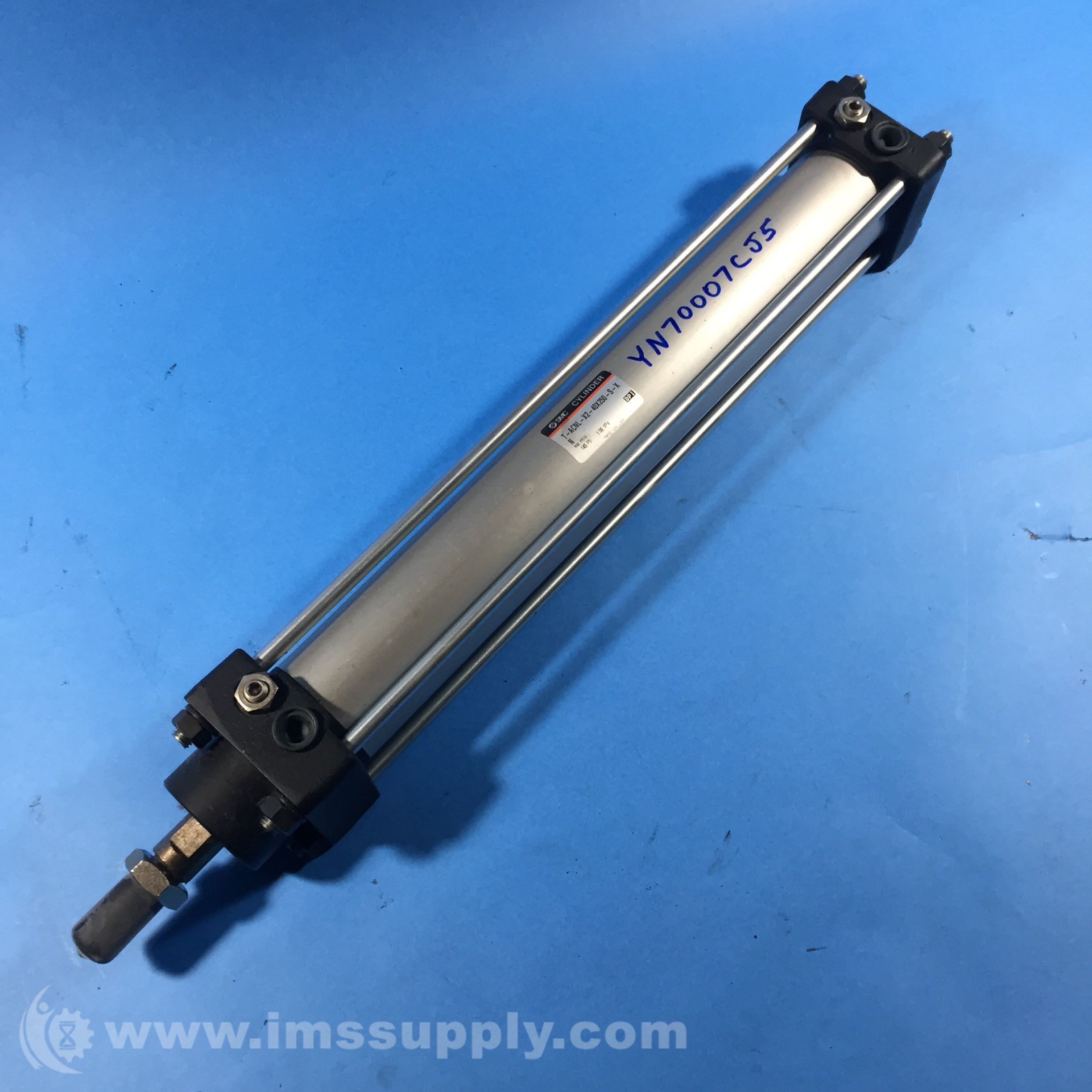 SMC T-ACNL-X2-40X250-S-XN Pneumatic Cylinder, Tie Rod, 145 PSI - IMS Supply
