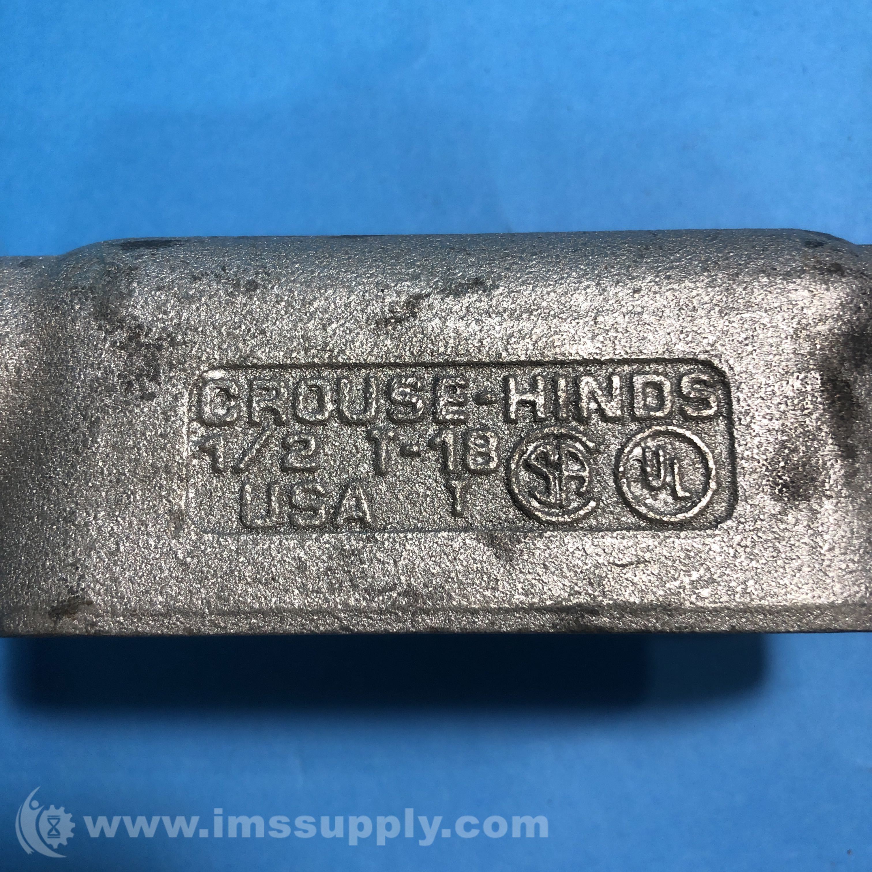 Crouse Hinds 1/2 T-18 Conduit Body - IMS Supply