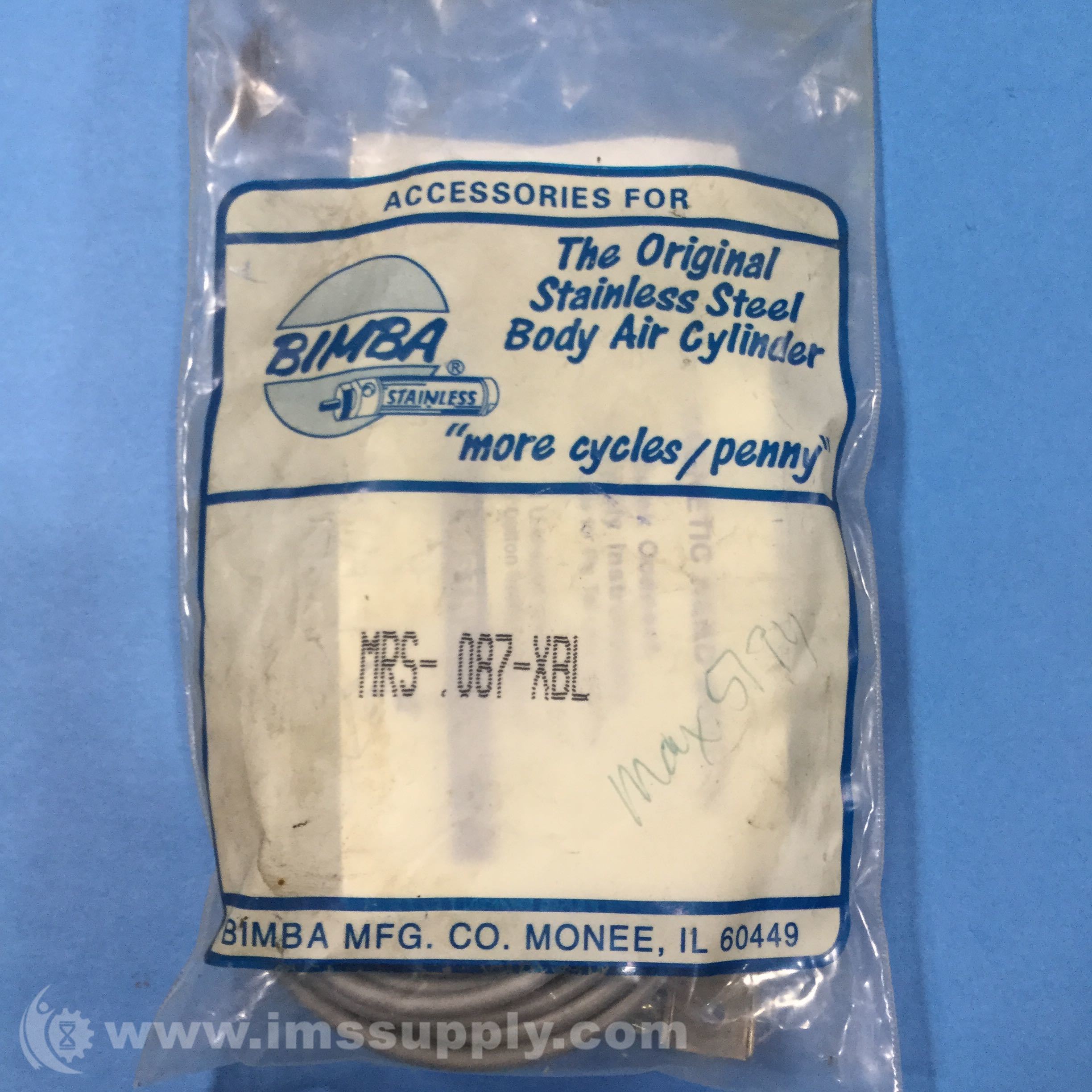 Bimba MRS-.087-XBL MRS Magnetic Reed Switch - IMS Supply