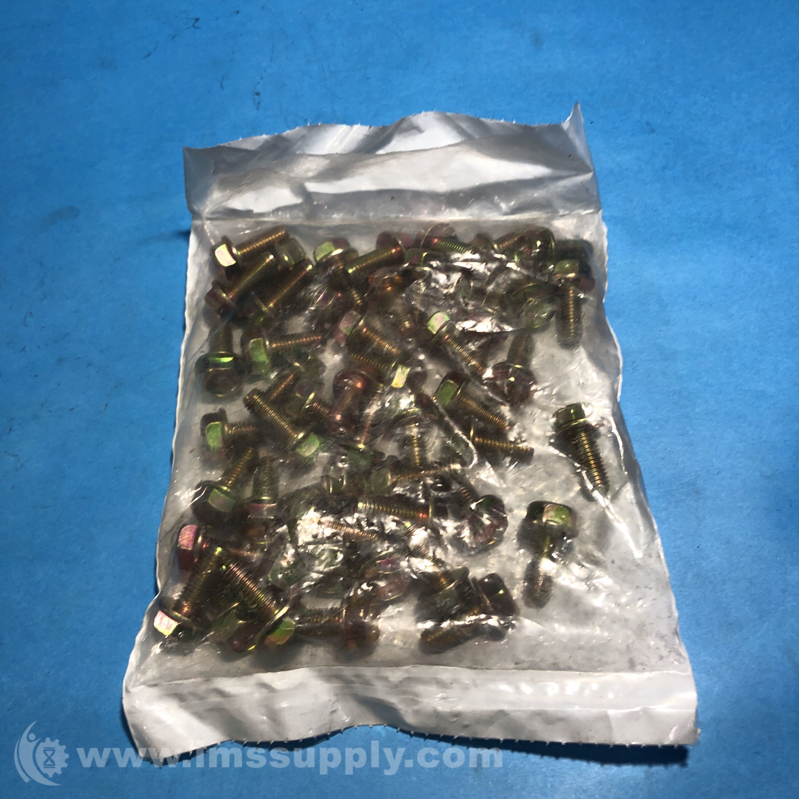 M8-1.25X20 Bag of 50 Metric 8.8 Hex Flange Bolt Screws - IMS Supply