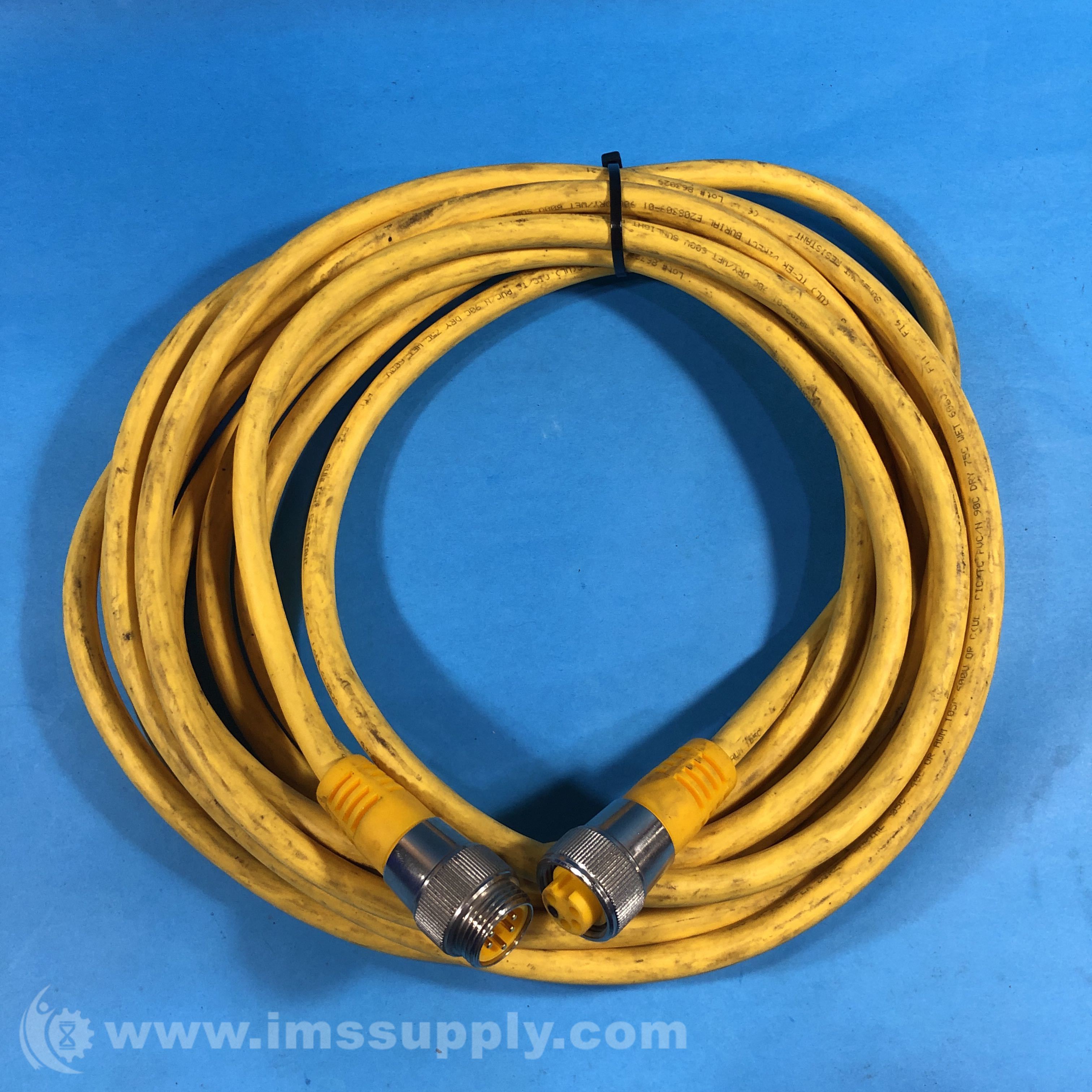 Turck 101551715 Connector Cable, 16AWG / 5 - IMS Supply