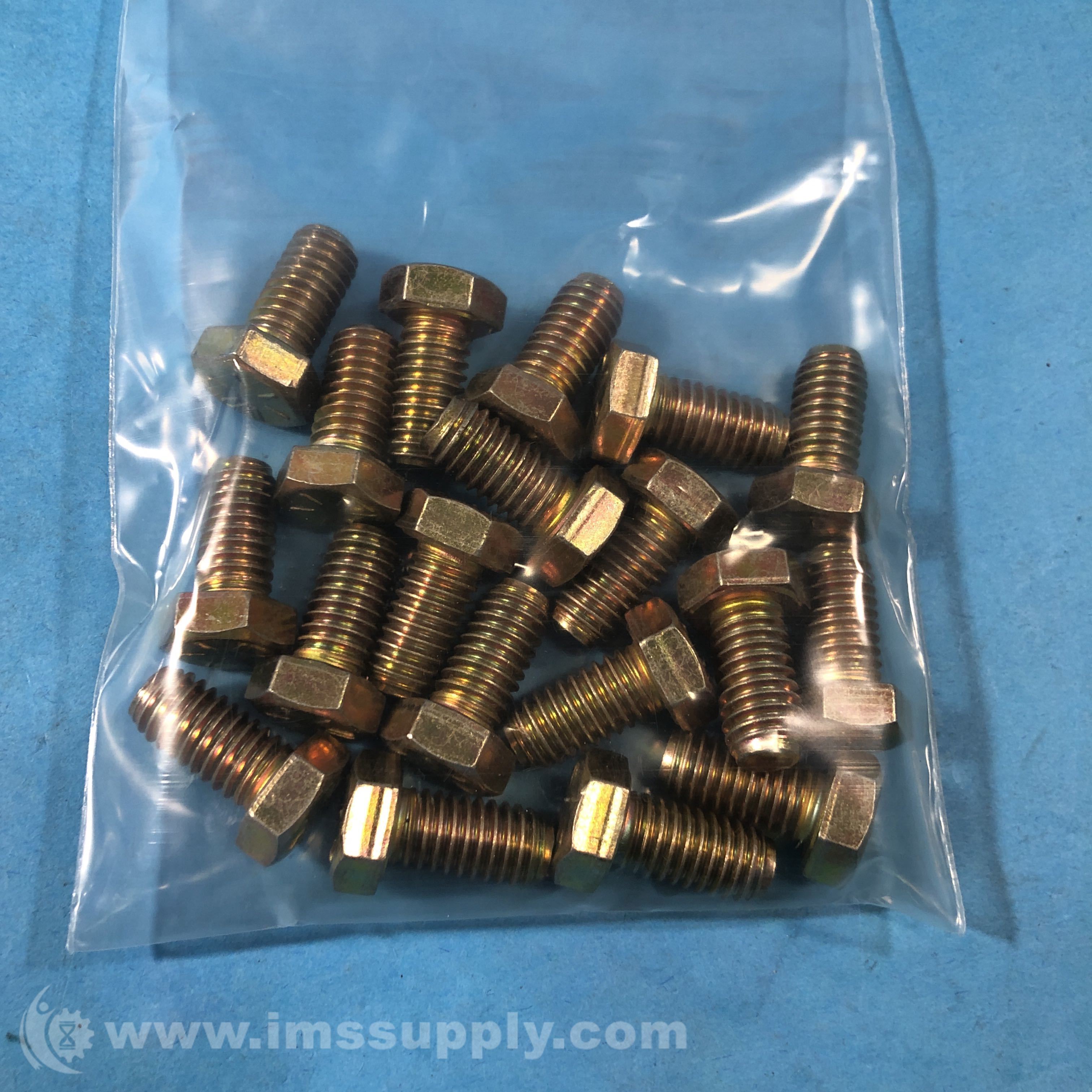 Infasco Pack of 19 Grade 8 Hex Head Fully Threaded Screws - IMS Supply