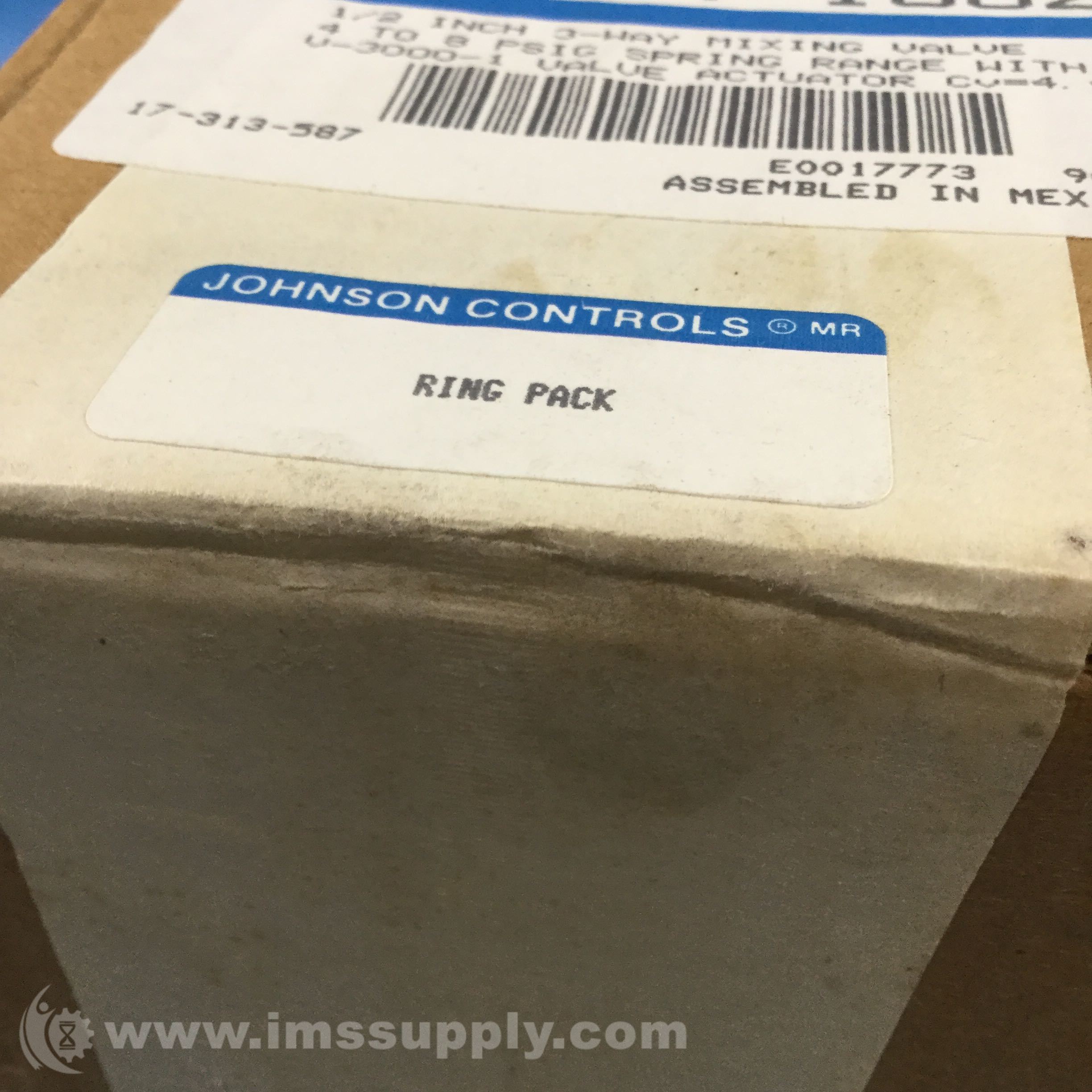 Johnson Controls V-4324-1002 1/2 Inch 3-Way Mixing Valve - IMS Supply