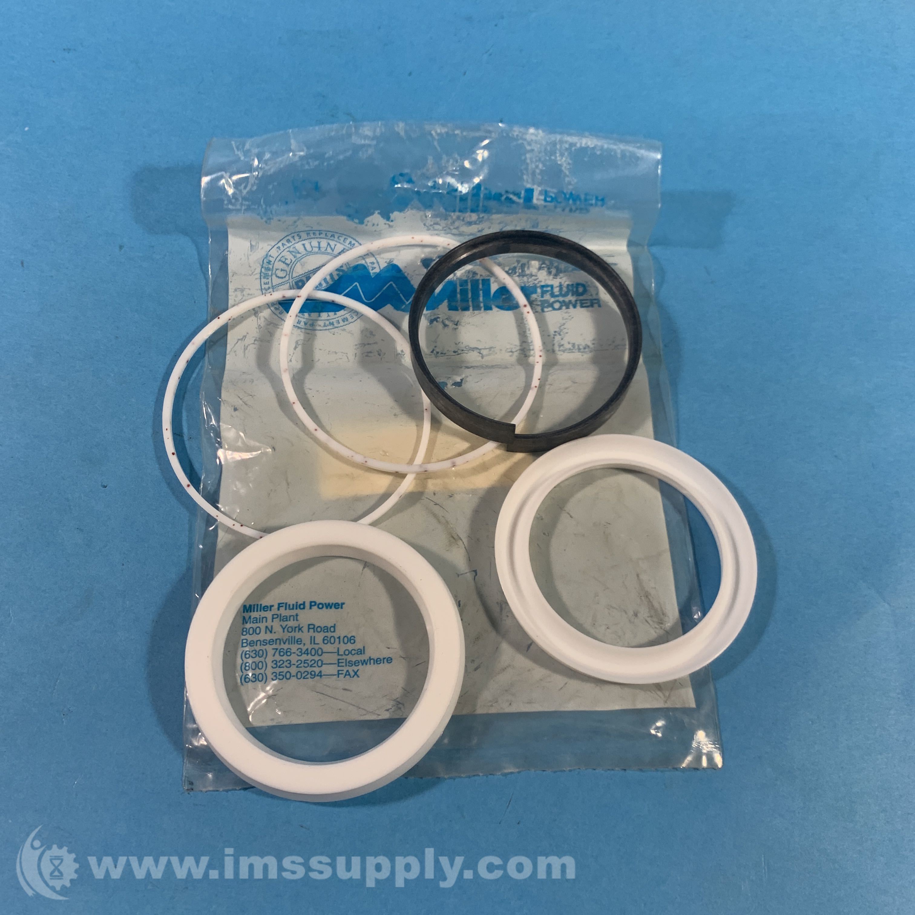 Miller Fluid Power 171-KB001-200 Piston Seal Kit, 2-1/2 Bore - IMS Supply