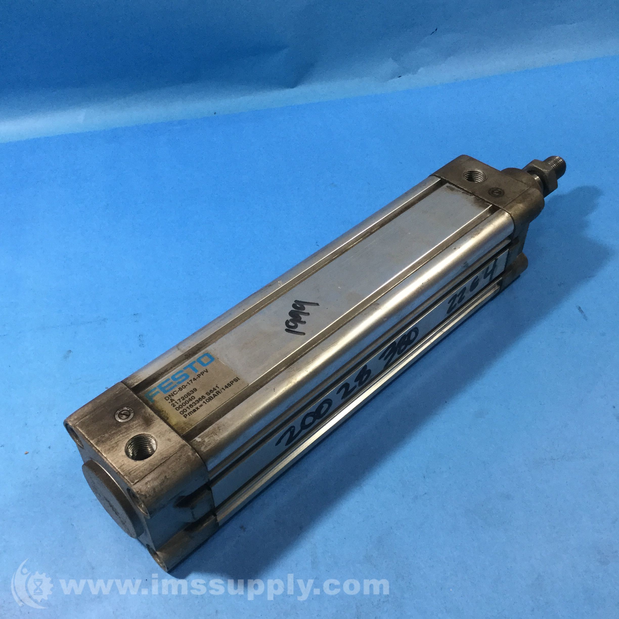 Festo DNC-50-174-PPV-A Pneumatic Cylinder, 145PSI - IMS Supply