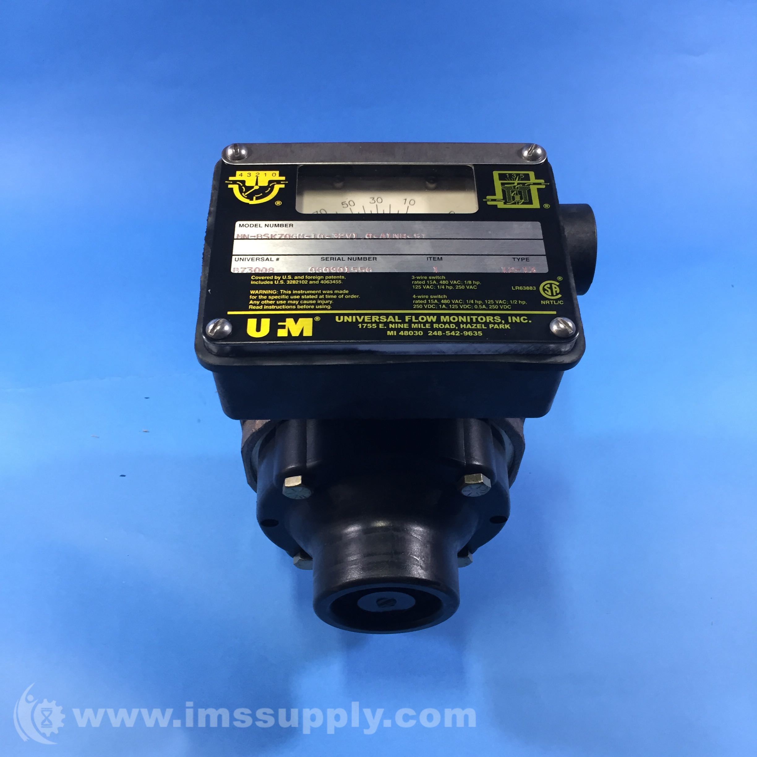 Universal Flow Monitors MN-BSK70GM-10-32V1.0-A1NR-ST Flow Monitor - IMS ...
