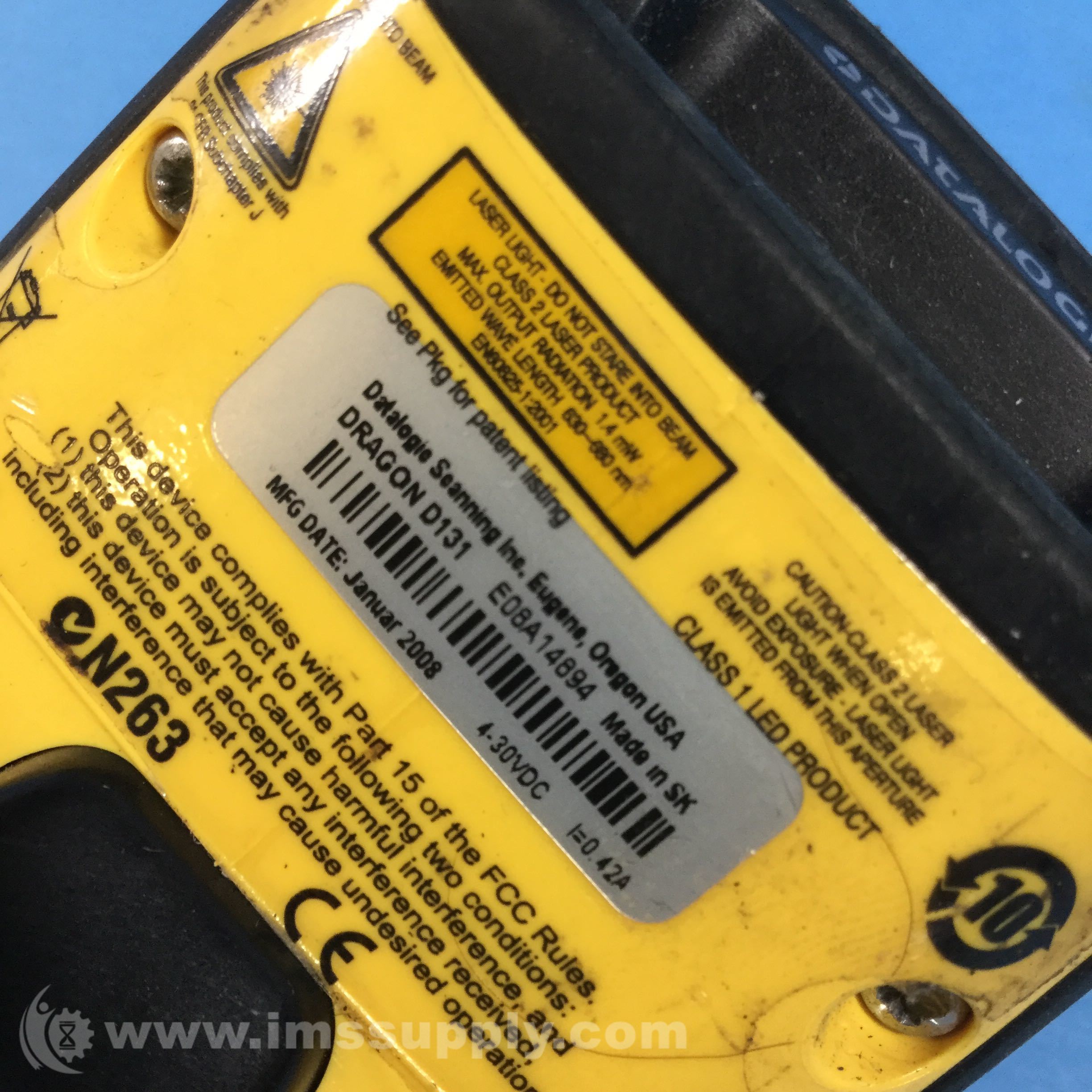 Datalogic DRAGON D131 Barcode Scanner with Long Range Scanner - IMS Supply