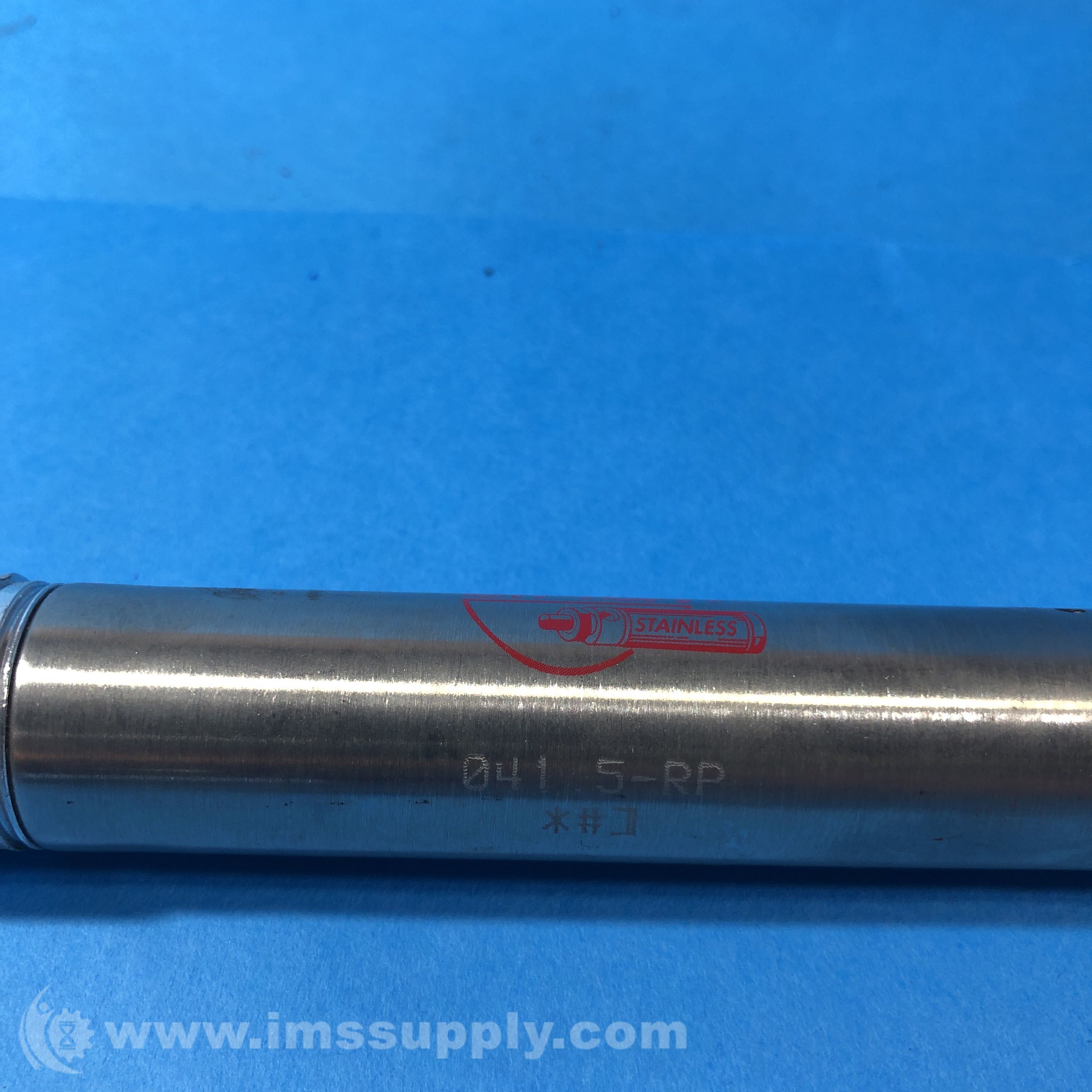 Bimba 041 5-RP 1 Spring Return Stainless Air Cylinder - IMS Supply