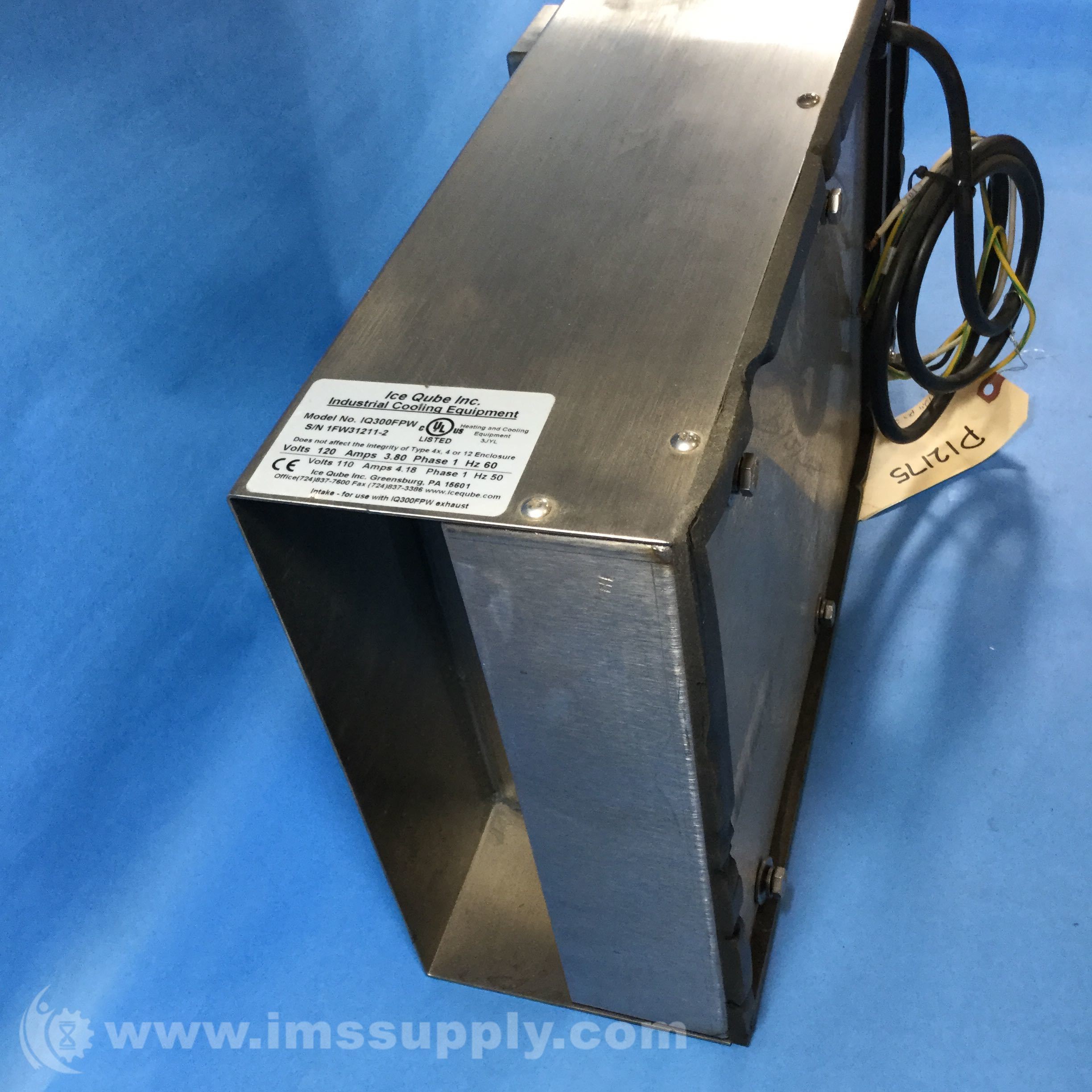 Ice Qube Inc IQ300FPW Washdown Filtered Fan - IMS Supply