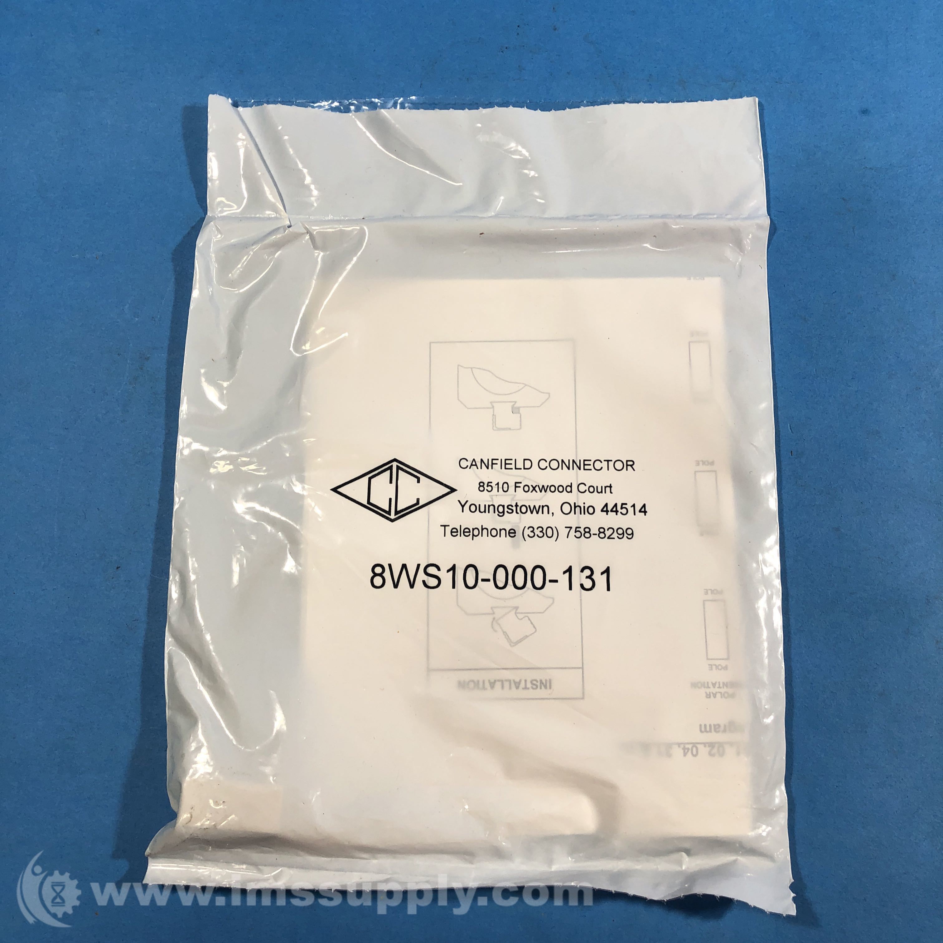 Canfield 8WS10-000-131 Connector 8WS Magnet Sensor, Red LED - IMS Supply