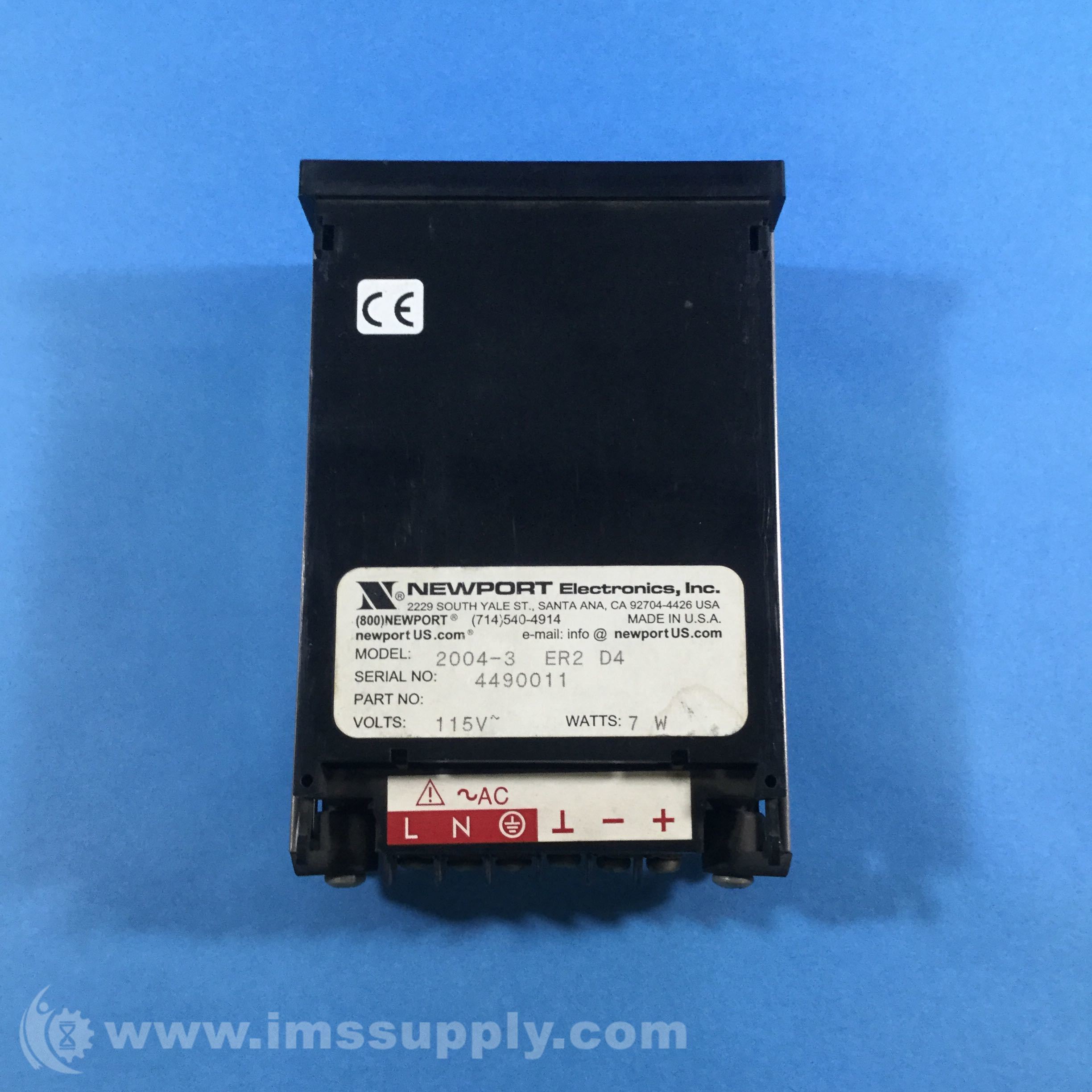 Newport Electronics Inc 2004-3 ER2 D4 Meter, 115V, 7W - IMS Supply