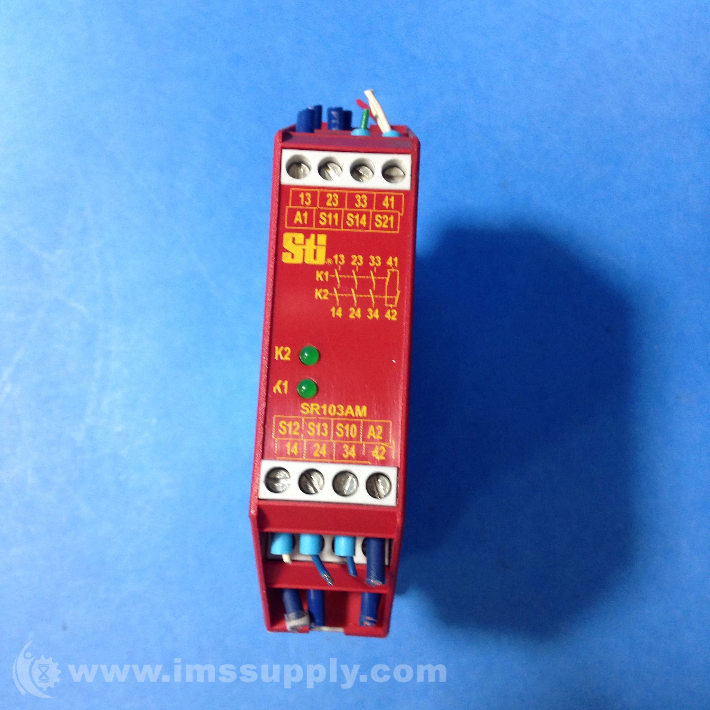 Sti SR103AM01 Safety Relay AC/DC 24V - IMS Supply