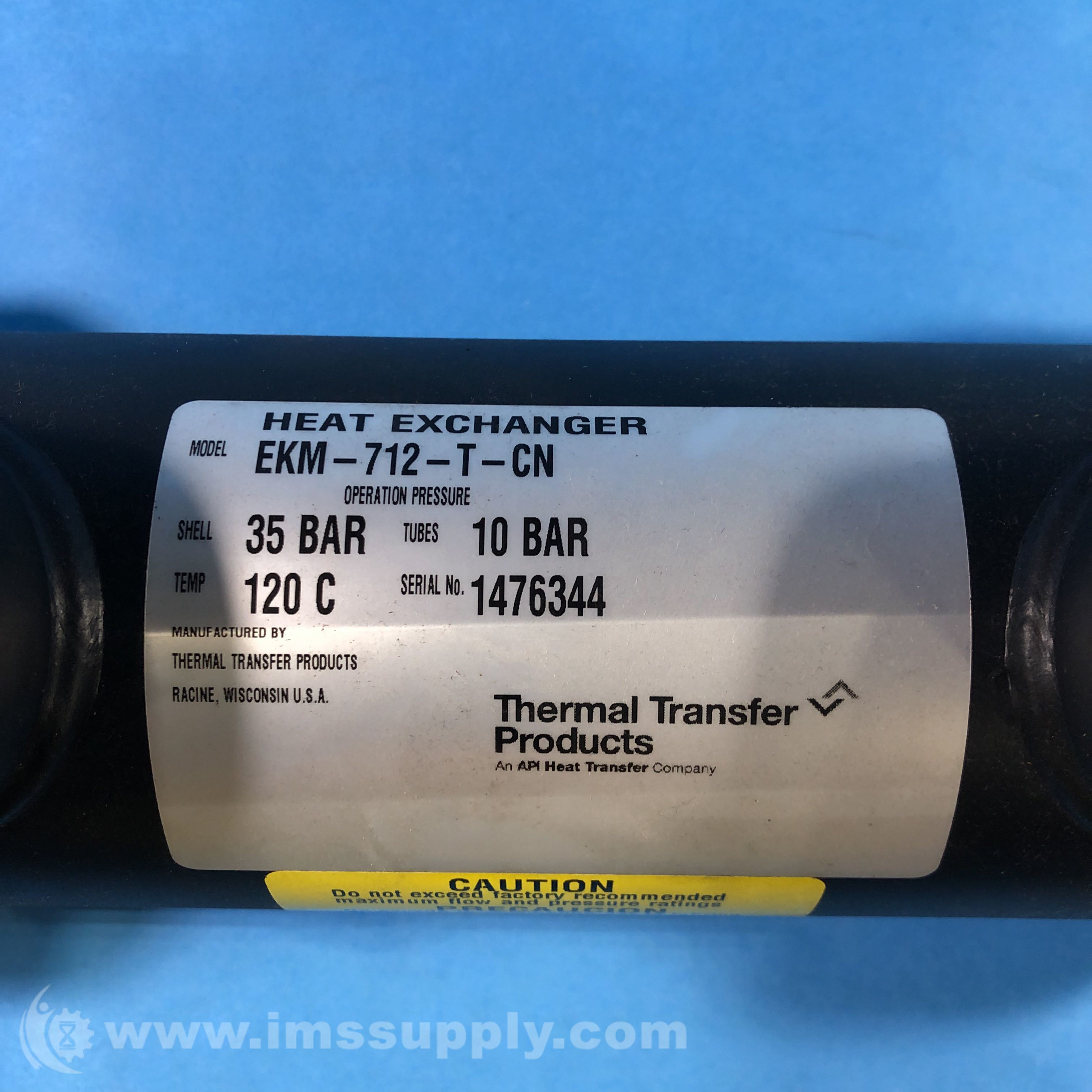 Thermal Transfer Products EKM-712-T-CN Oil Cooler - IMS Supply