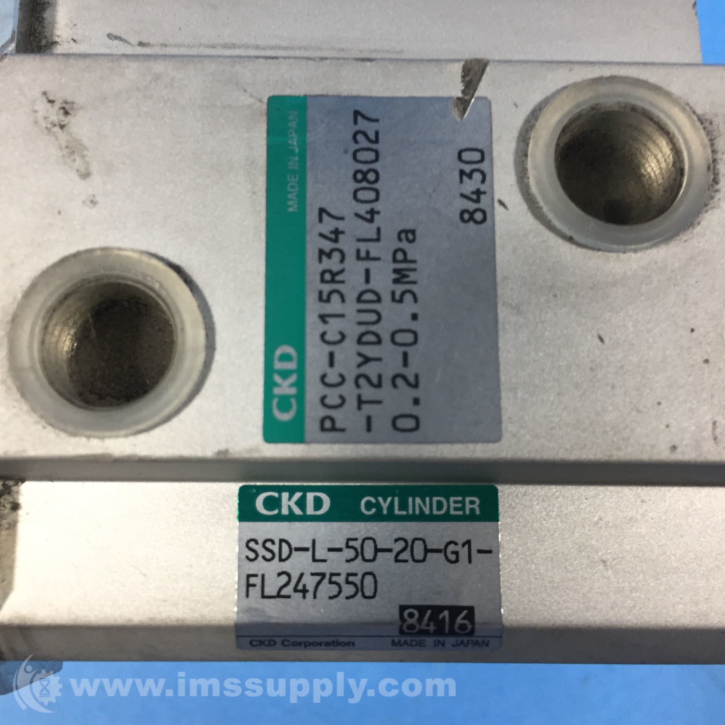 CKD PCC-C15R347-T2YDUD-FL408027 Compact Pneumatic Cylinder - IMS Supply