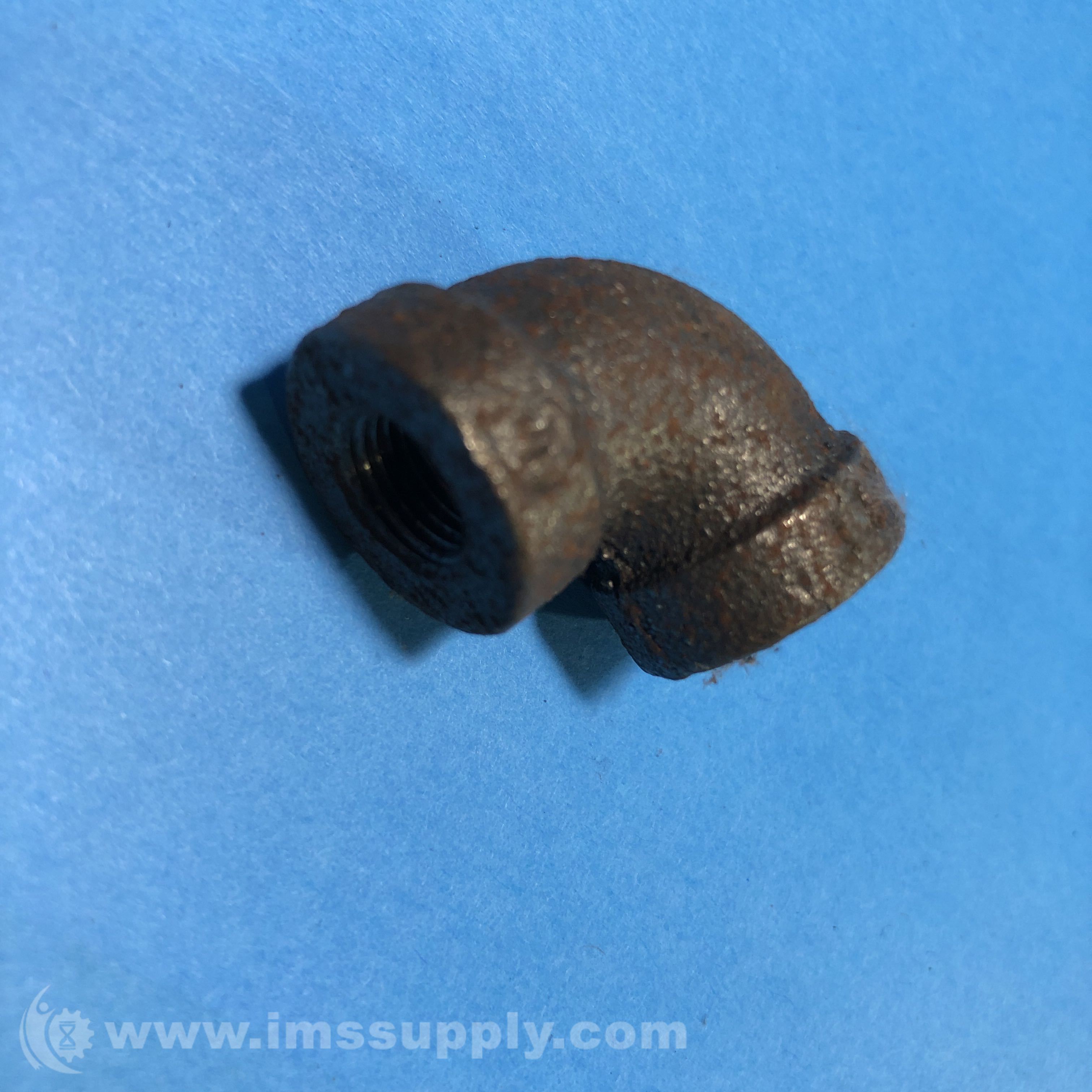 Ward Threaded Malleable Iron 90-Degree Elbow Black - IMS Supply