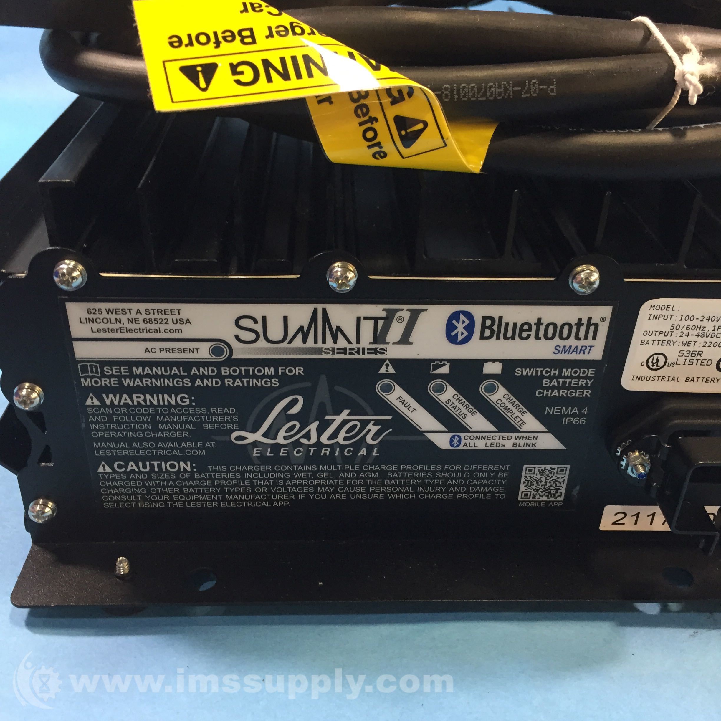 Lester Electric 30400 Industrial Battery Charger - IMS Supply