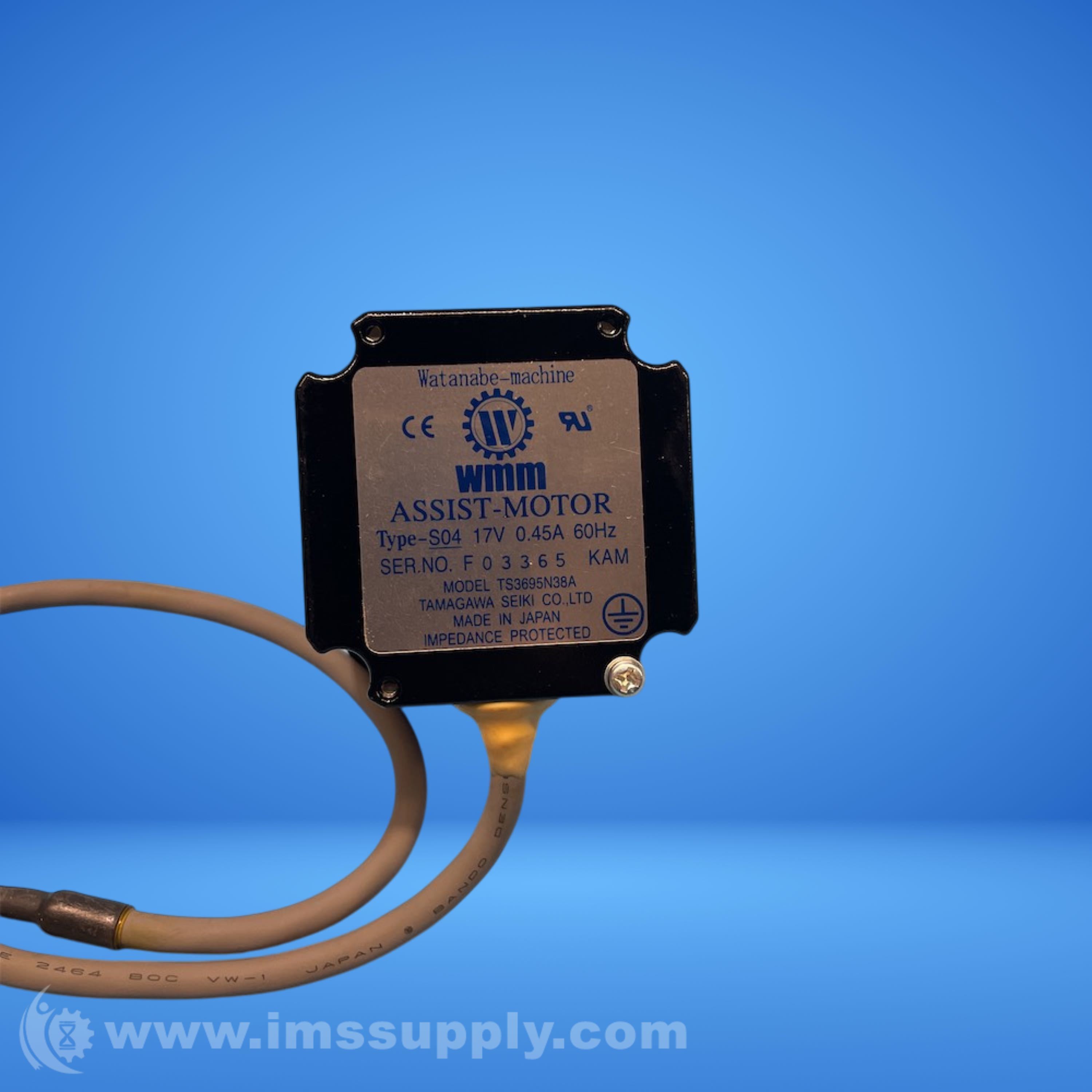 Watanabe Electric S04 Single Phase AC Motor - IMS Supply