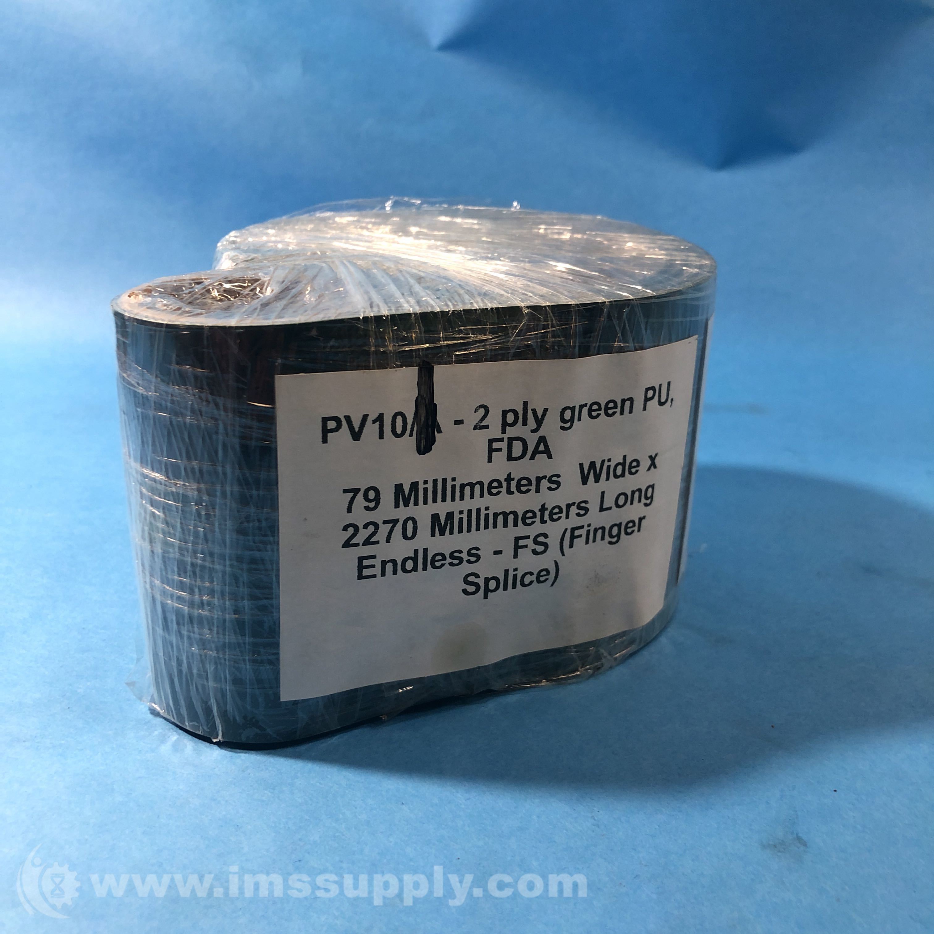 Sampla Belting PV10/A Green 2 Ply PU FDA Belt - IMS Supply