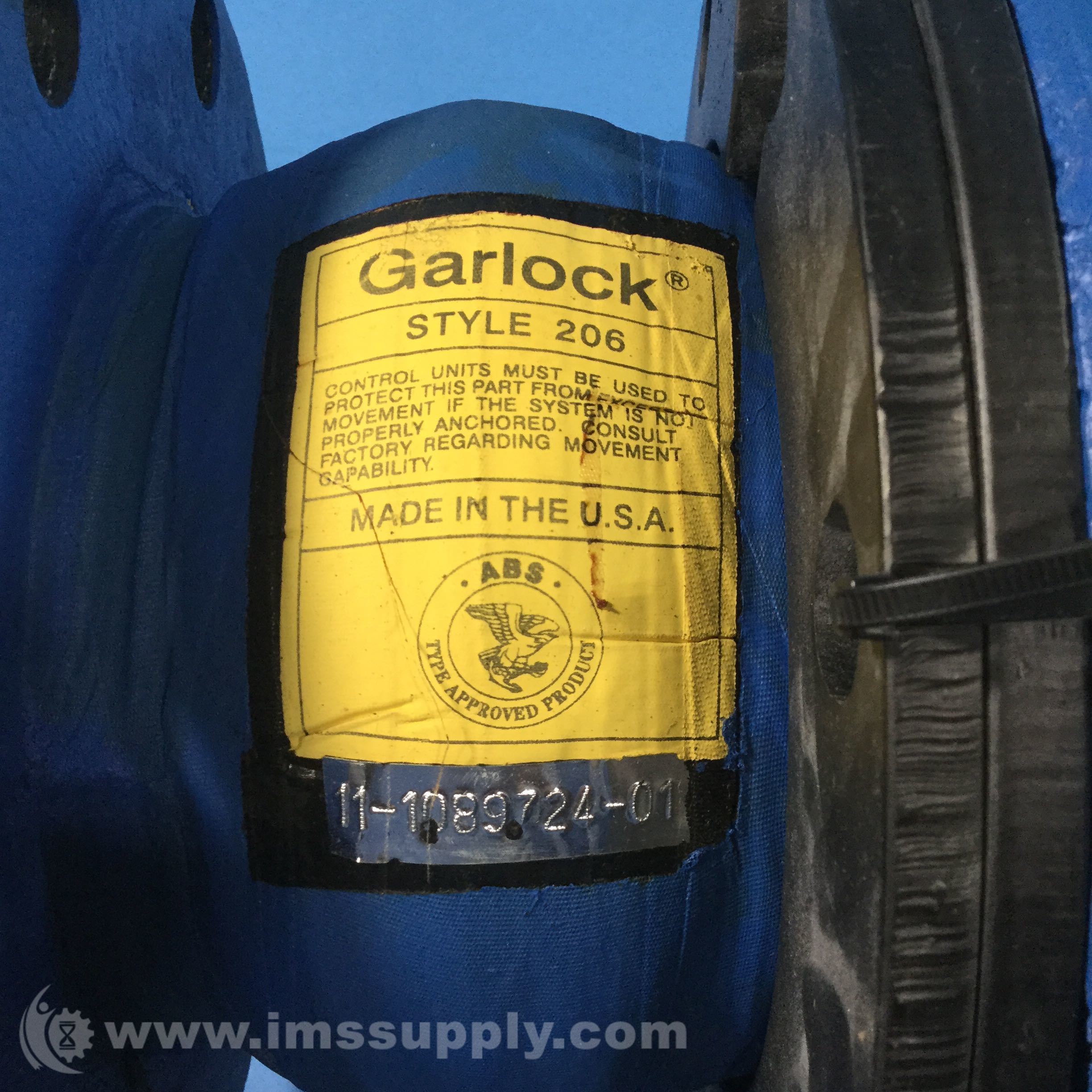 Garlock Style 206 EZ-FLO Pipe Expansion Joint - IMS Supply