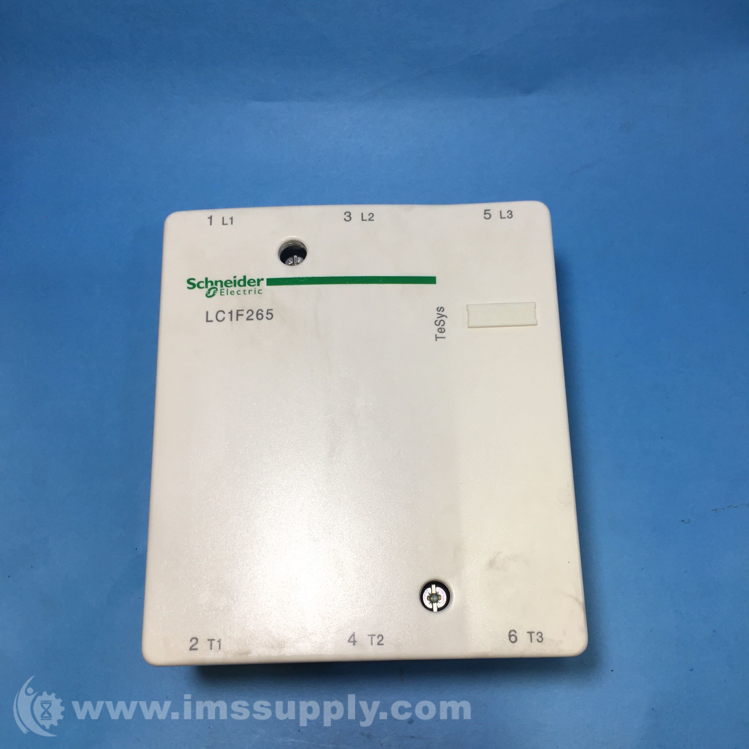 Schneider Electric LC1F265 Contactor, 600 V AC, 265A - IMS Supply