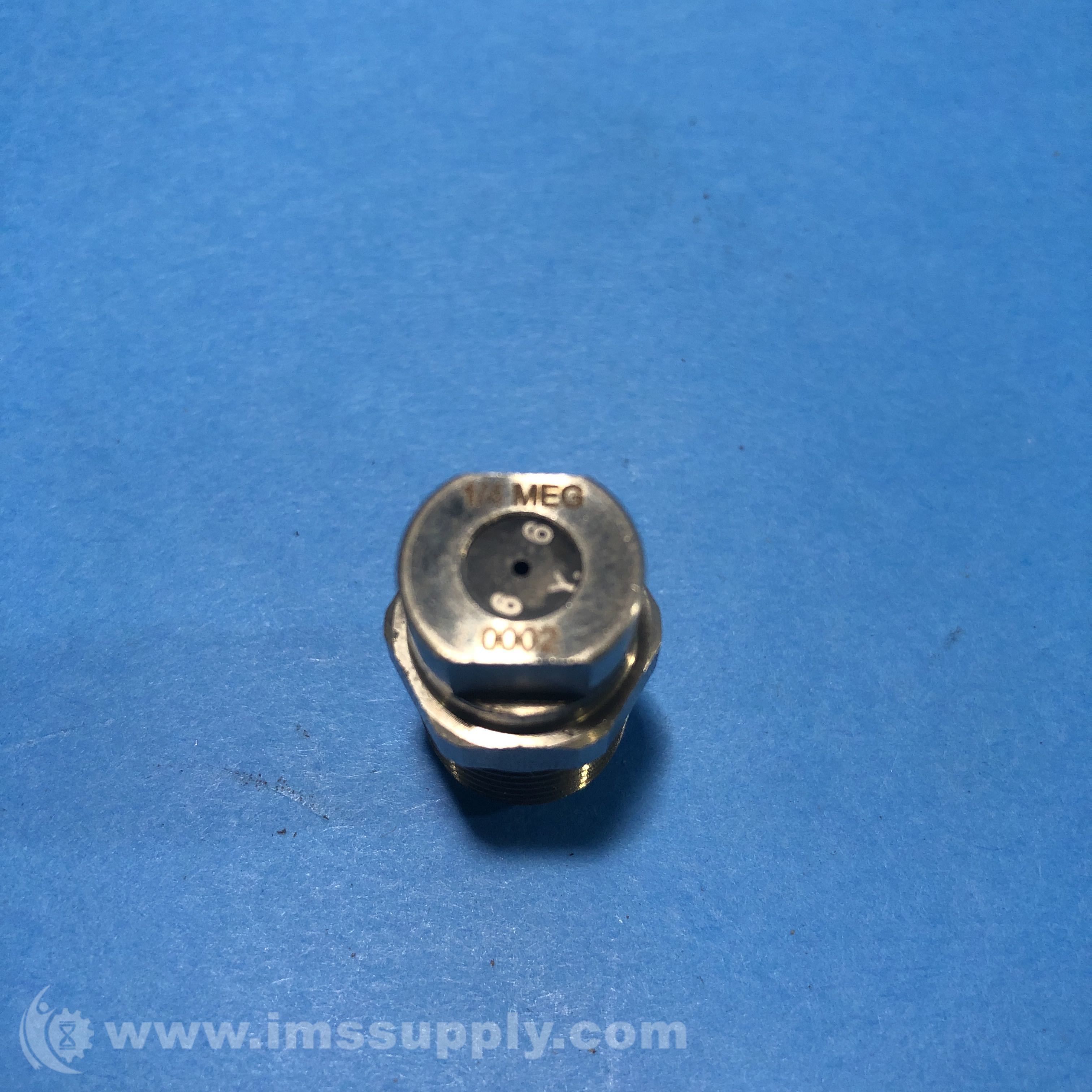 Spraying Systems Mfg 1/4 MEG Stainless WashJet Spray Tip - IMS Supply