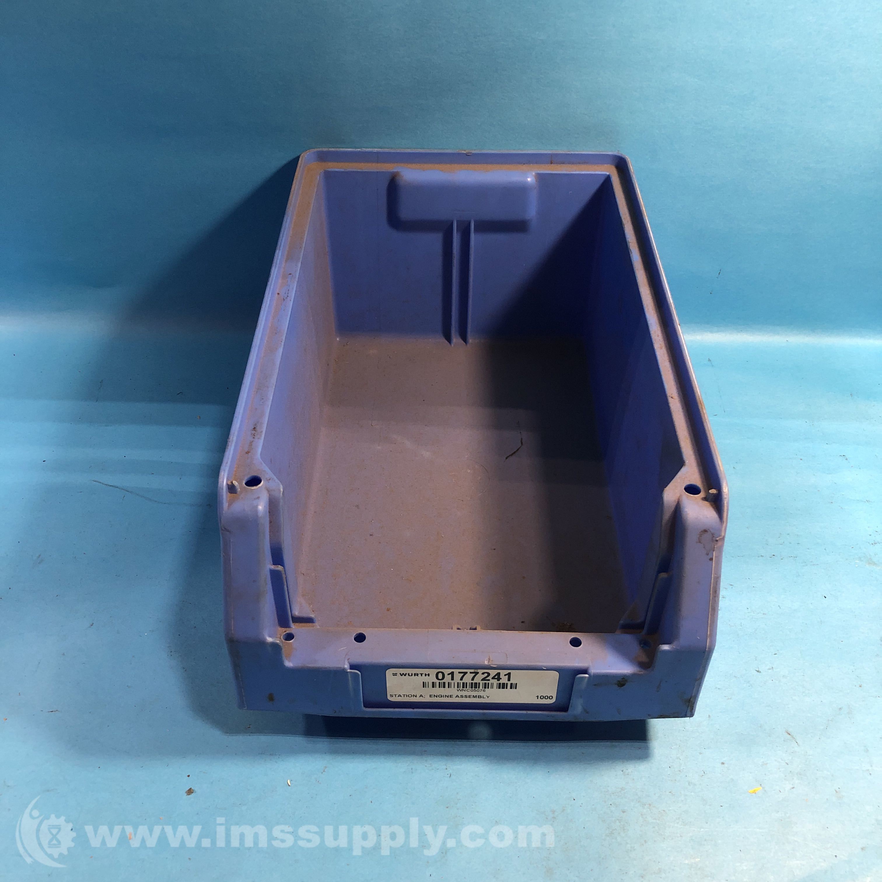 SSI Schaefer LF 321 GZW Blue Plastic Semi-Open Front Storage Bin - IMS ...