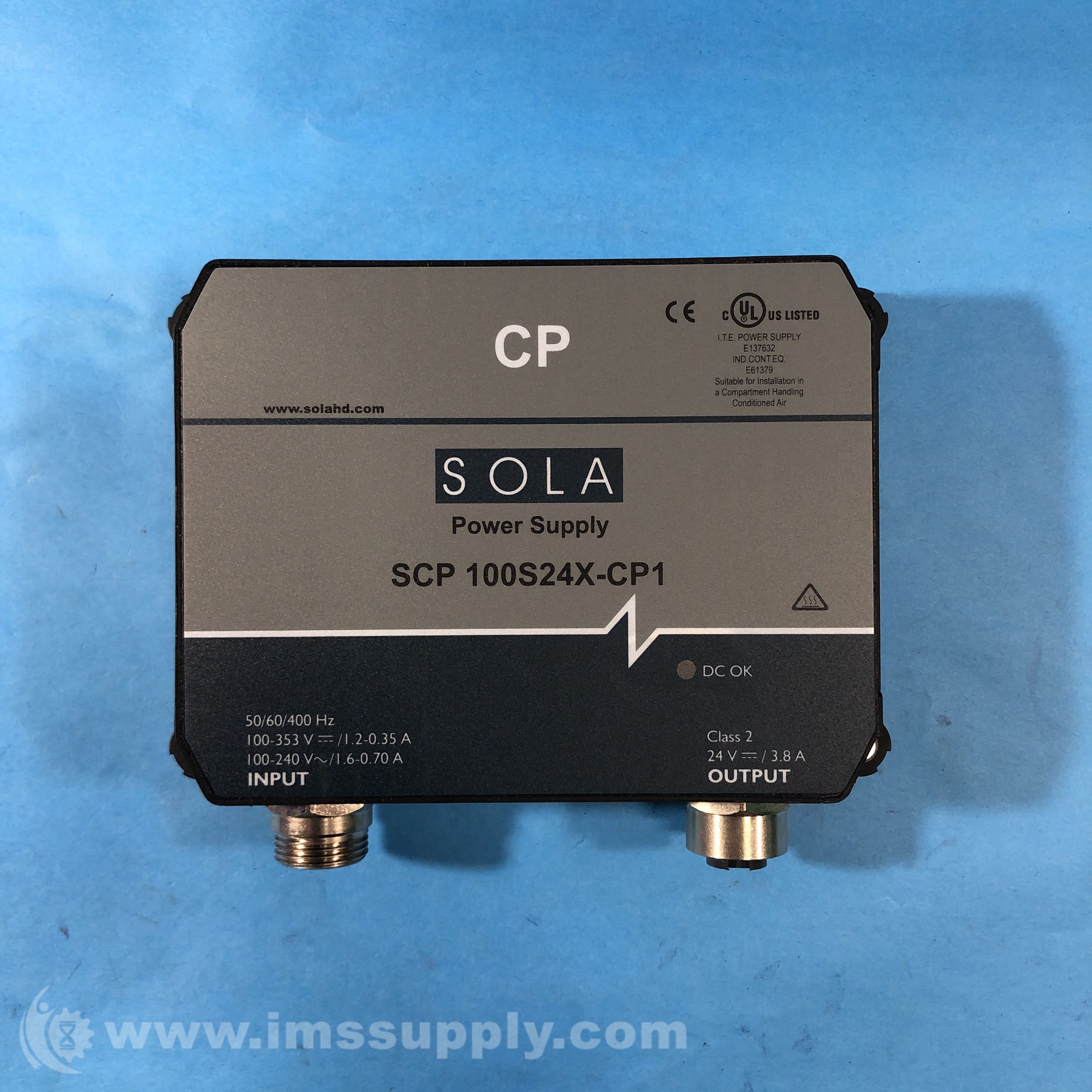 Sola SCP 100S24X-CP1 AC-DC Power Supply - IMS Supply