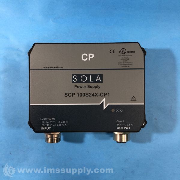Sola SCP 100S24X-CP1 AC-DC Power Supply - IMS Supply