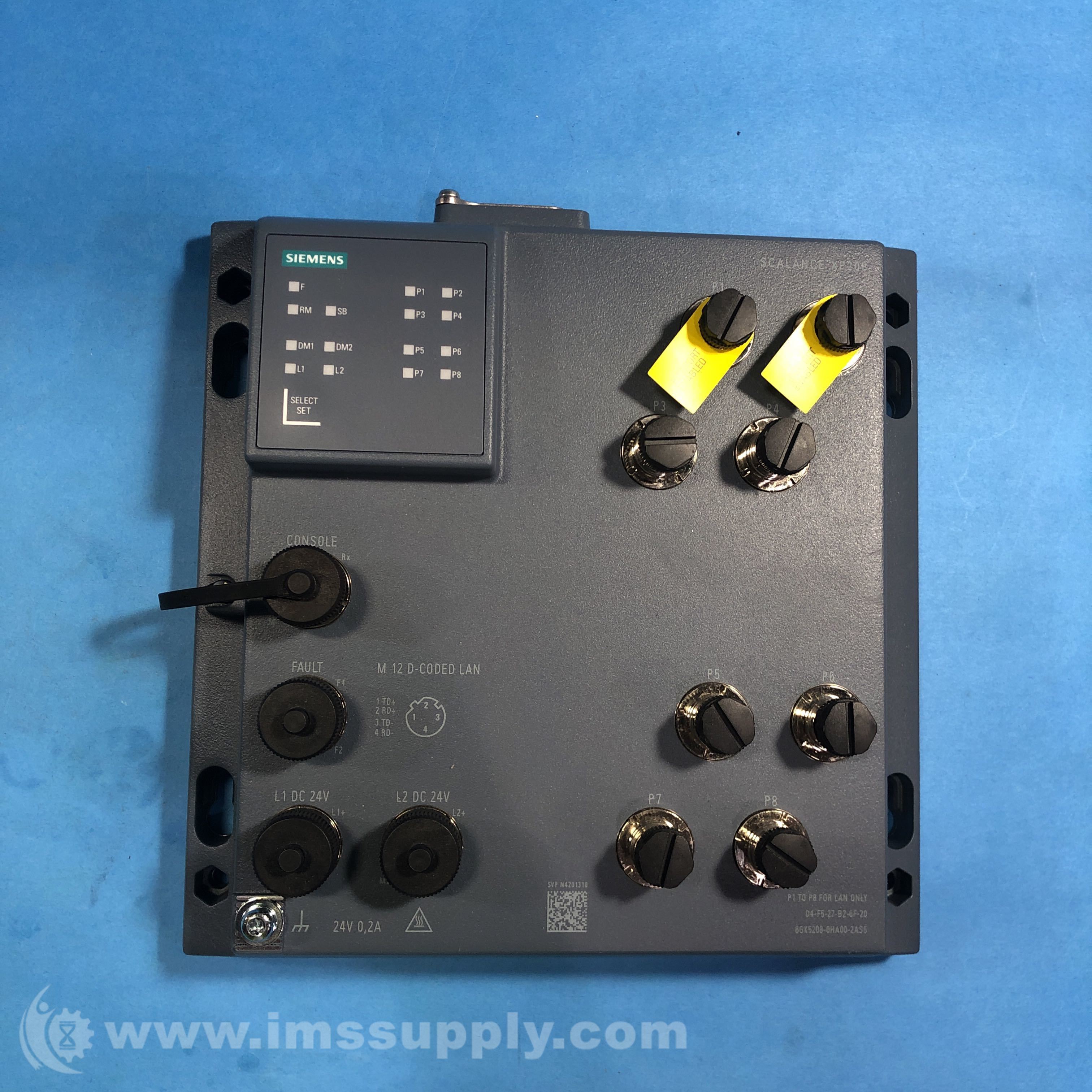 Siemens 6GK5208-0HA00-2AS6 IE Switch - IMS Supply