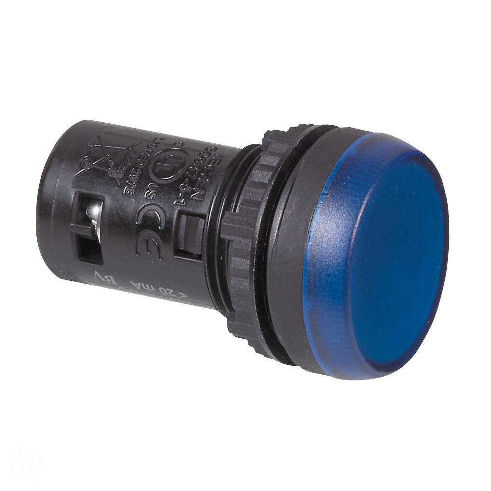 Baco Controls L20SC60H 22mm 230V Blue One-Piece Pilot Light - IMS Supply
