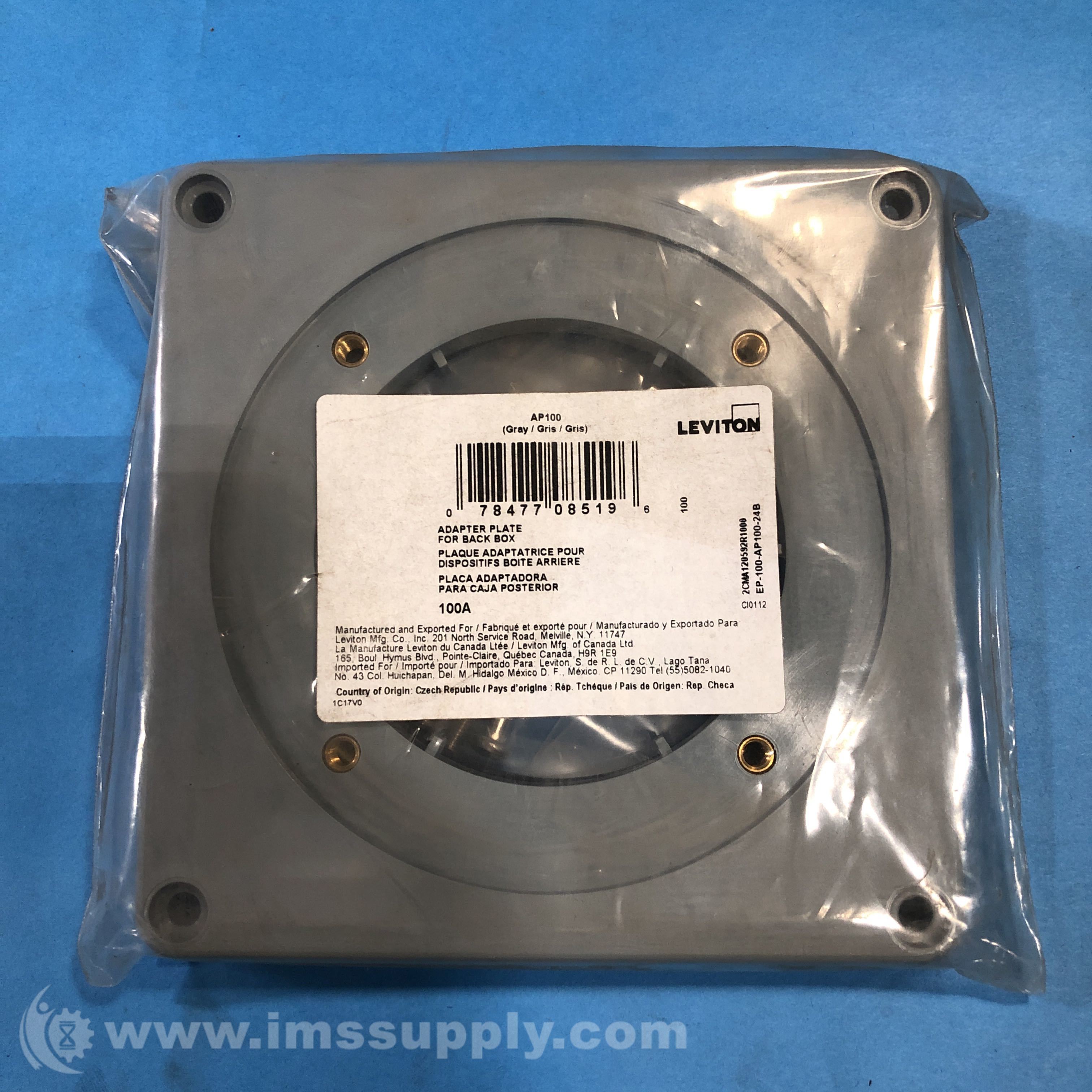 Leviton AP100 Adapter Plate - IMS Supply