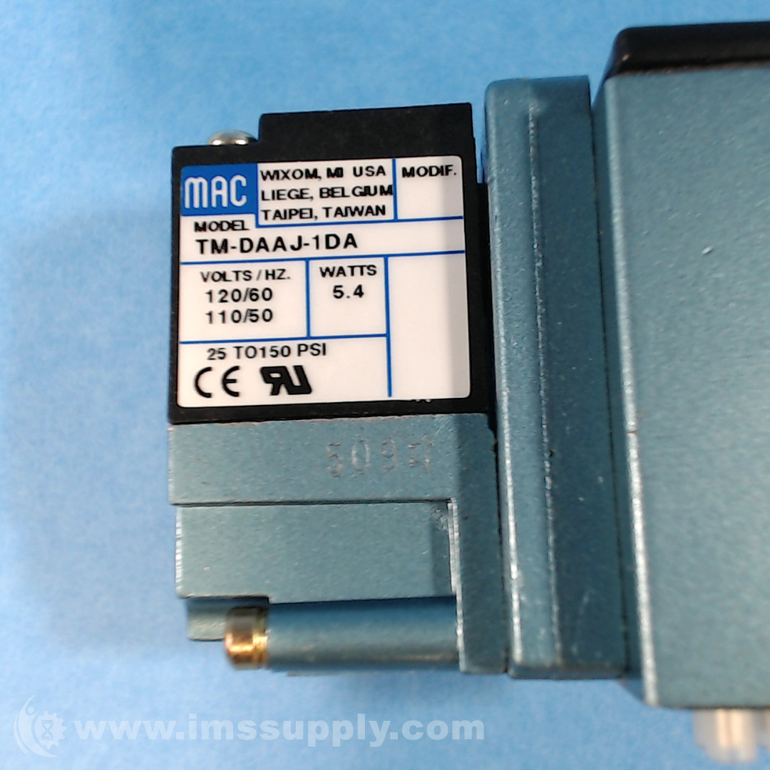 MAC Valves Inc 82A-BC-000-TM-DAAP-1DA Solenoid Valve - IMS Supply