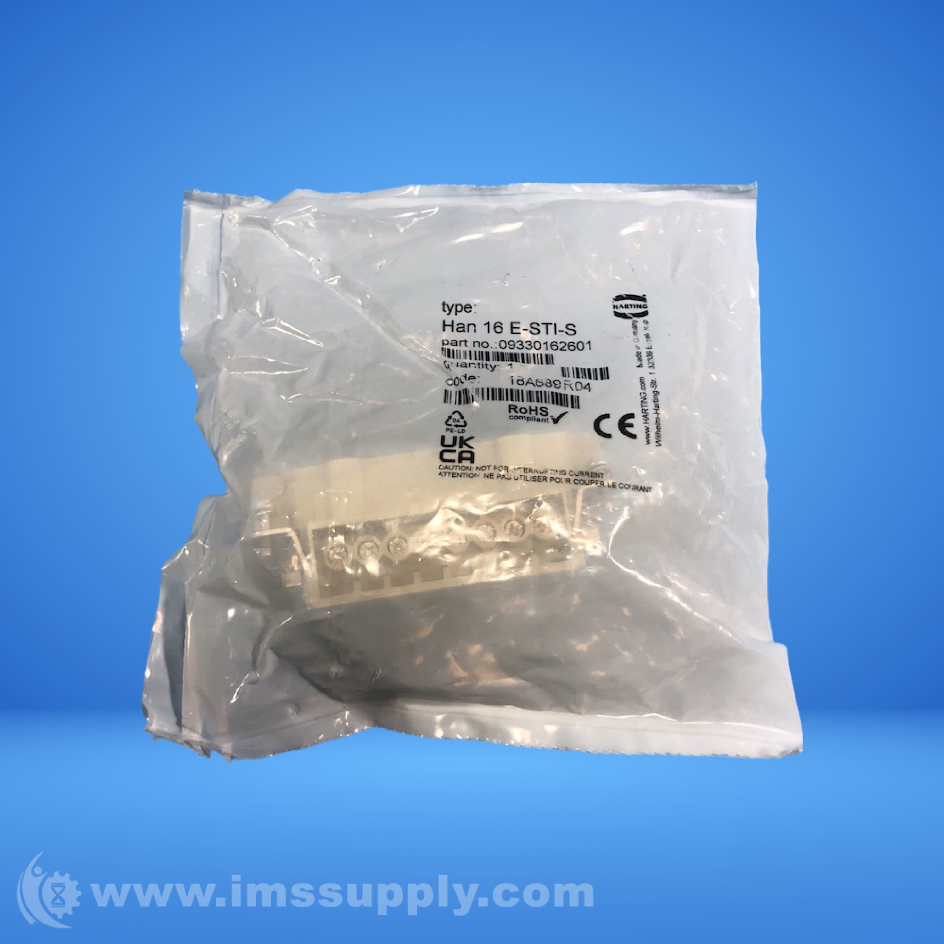 Harting 09-33-016-2601 Heavy Duty Power Connector - IMS Supply