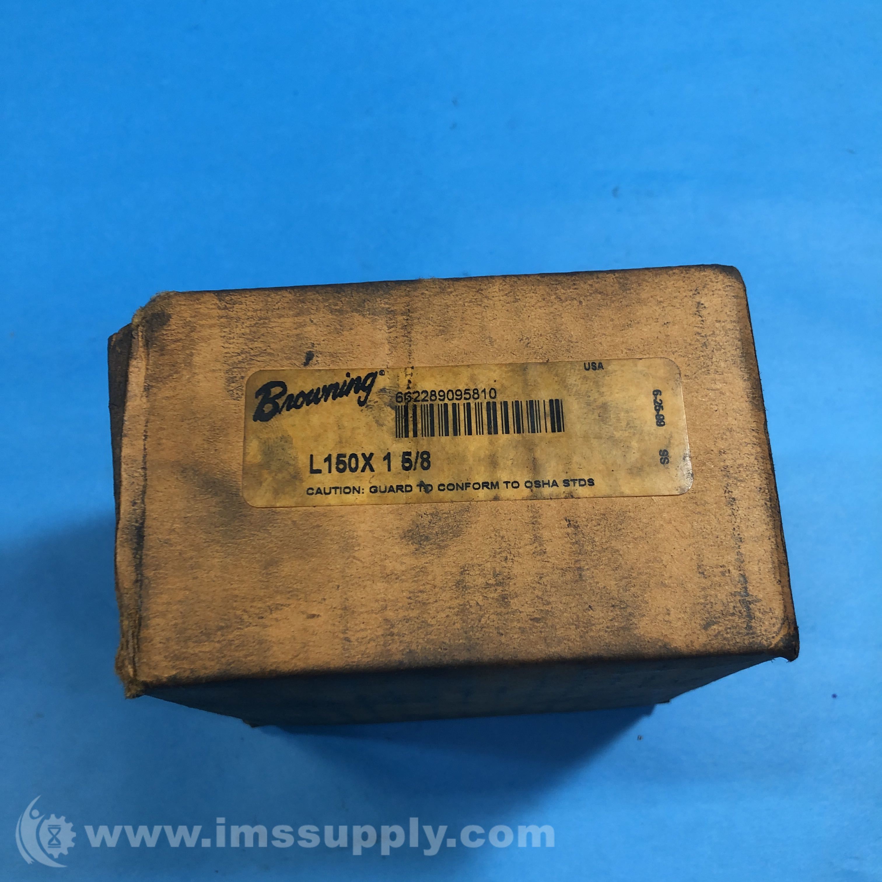 Browning L150 Size 1-5/8 Inch Keyed Jaw Coupling - IMS Supply