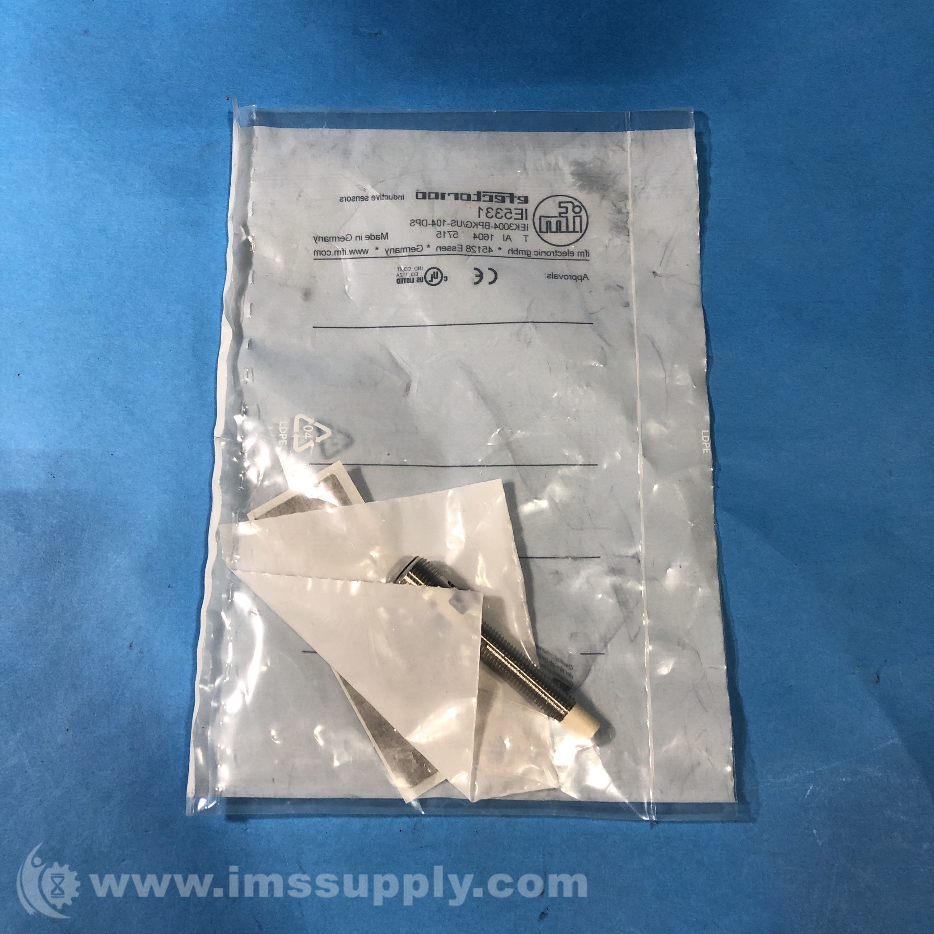 IFM Efector IE5331 IEK3004-BPKG/US-104-DPS Inductive Sensor - IMS Supply