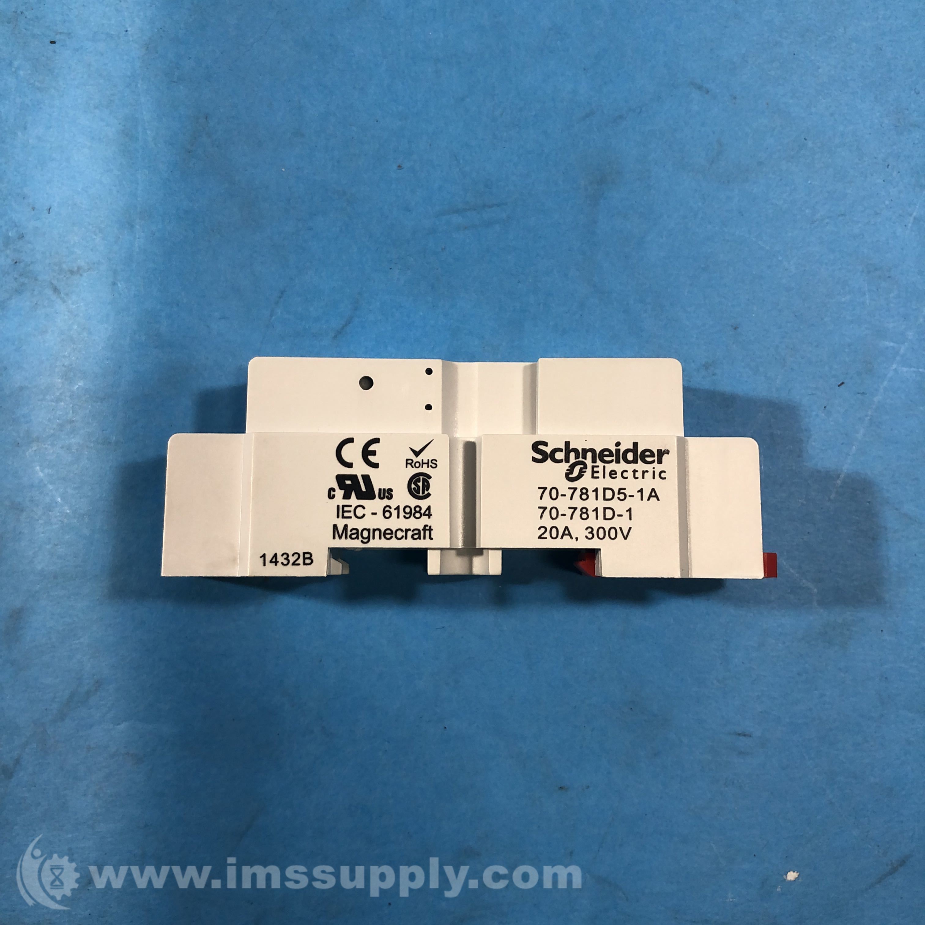 Schneider Electric 70-781D5-1A Magnecraft Relay Base - IMS Supply