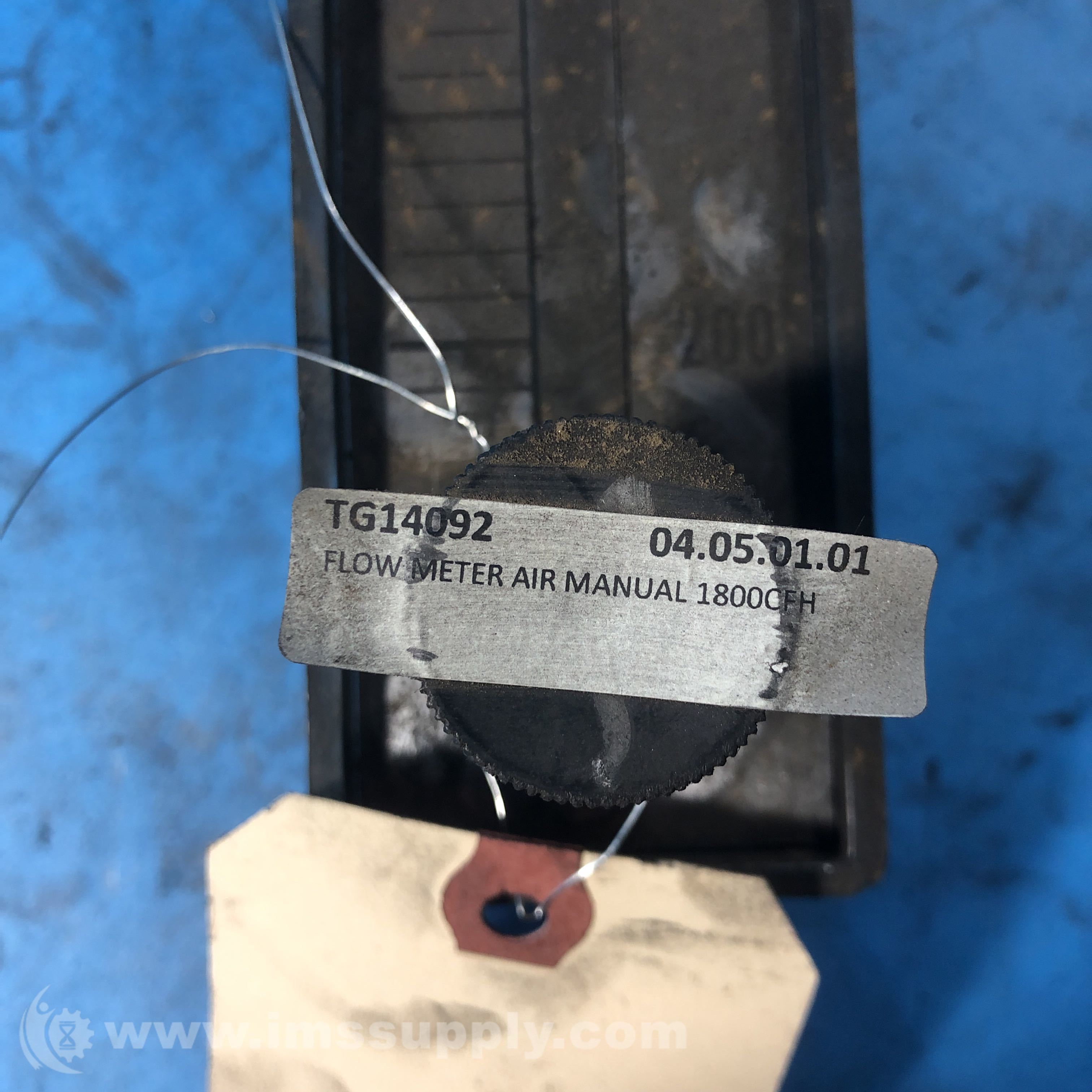 Dwyer Instruments RMC SERIES Flow Meter Air Manual 1800CFH - IMS Supply