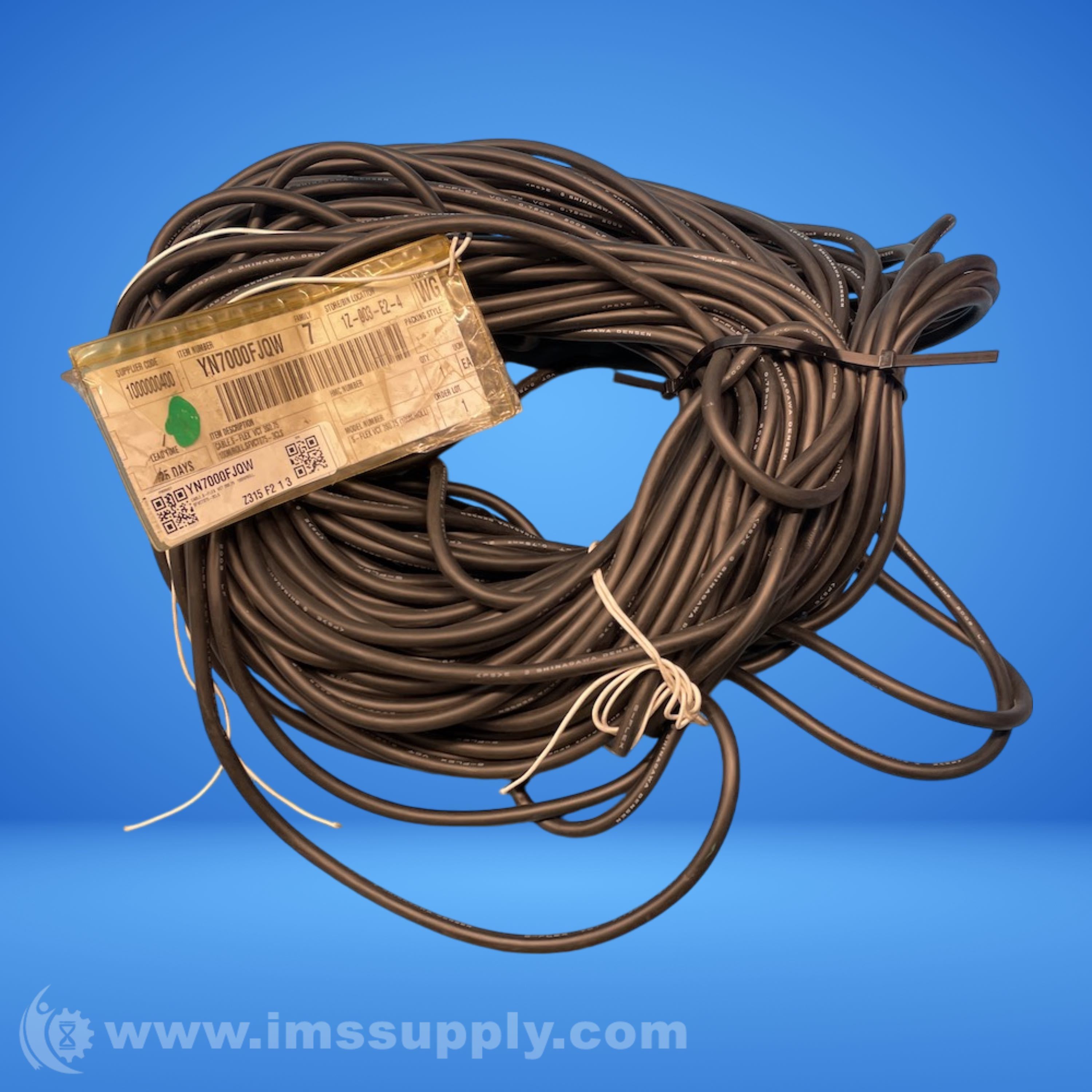 Shinagawa Electric Wire S-FLEXVCT3S0.75 Cable Roll of 100m - IMS Supply