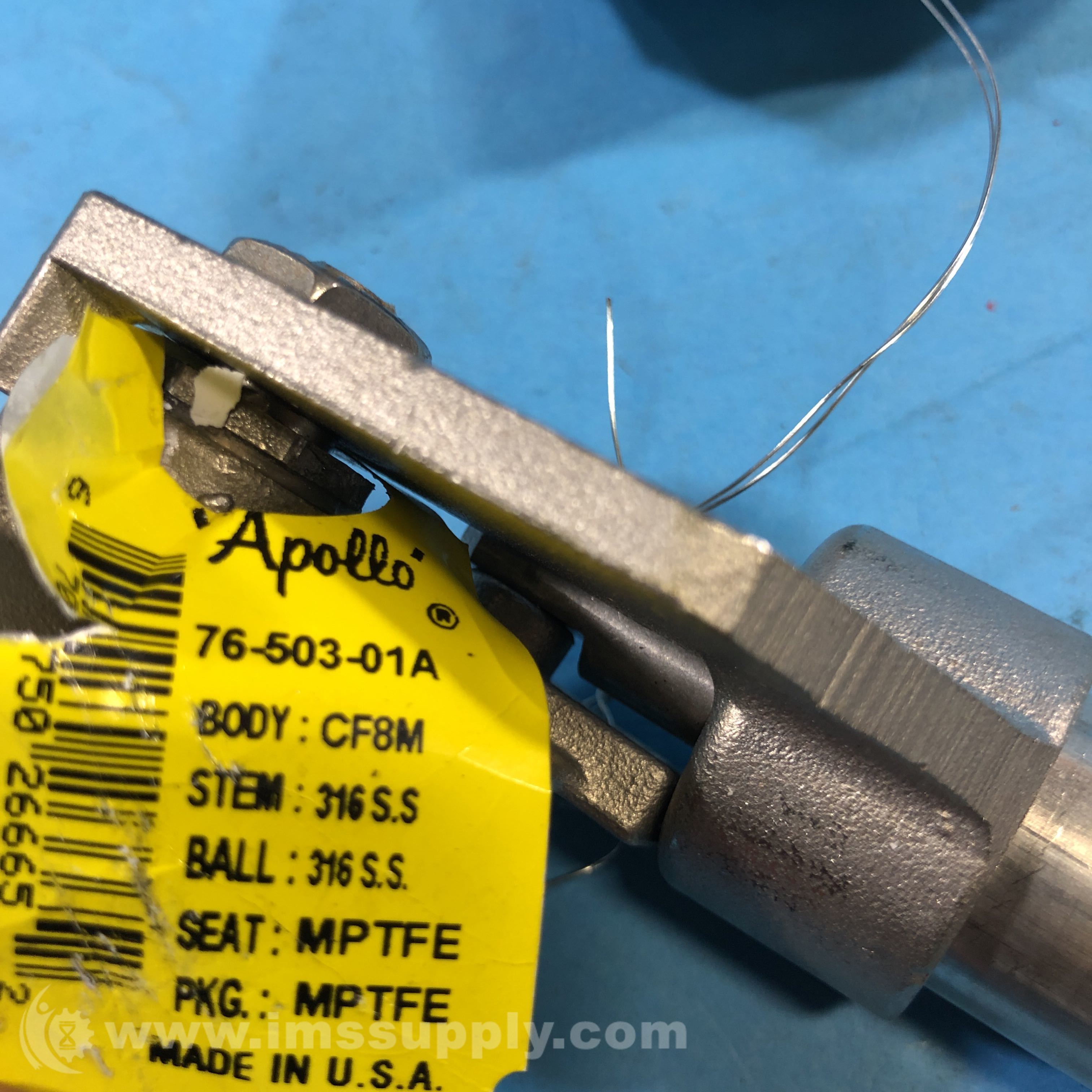 Apollo 76-503-01A Ball Valve Spring Return 1/2in Pipe Size - IMS Supply