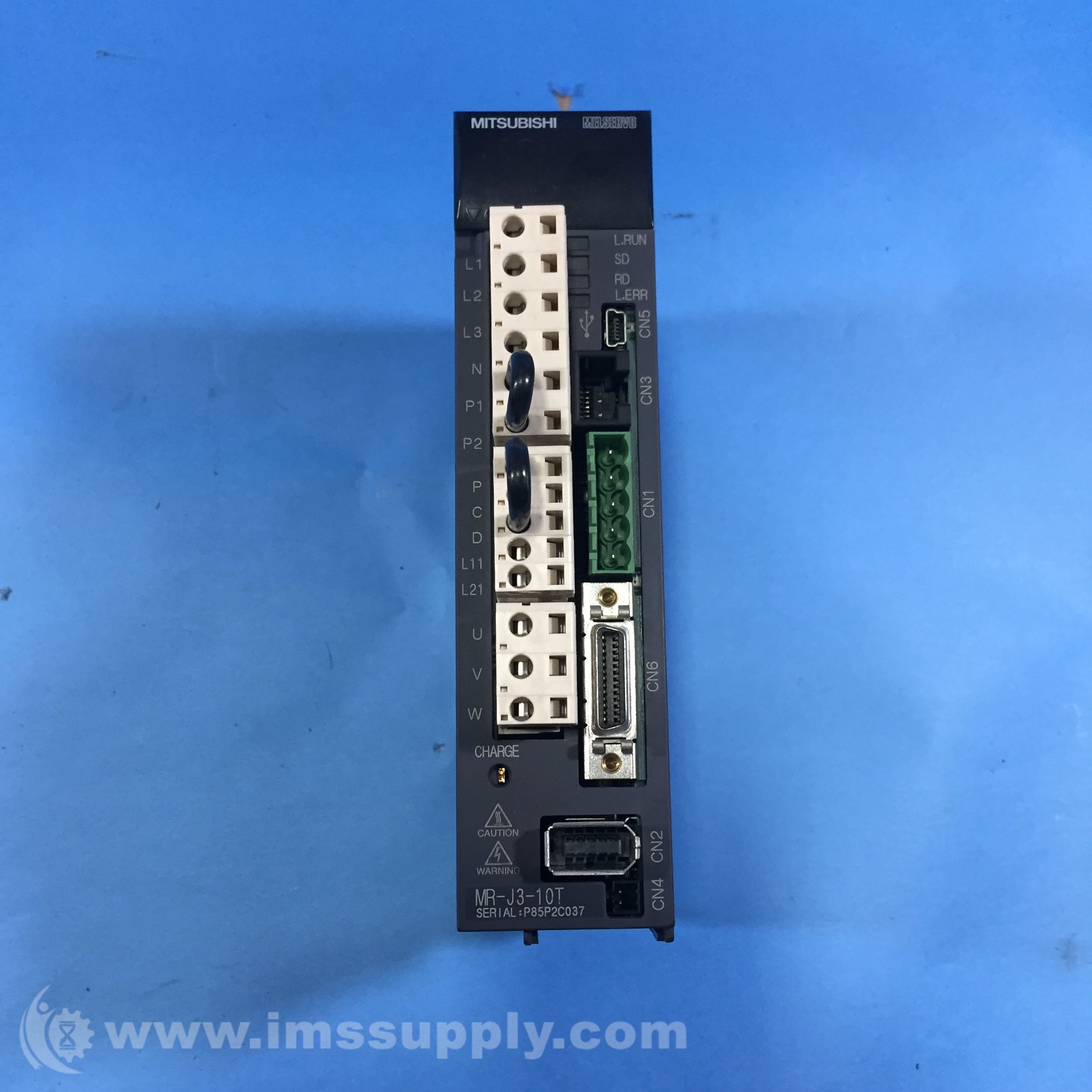 Mitsubishi MR-J3-10T Servo Drive, 0.9 Amp, 100 Watt - IMS Supply