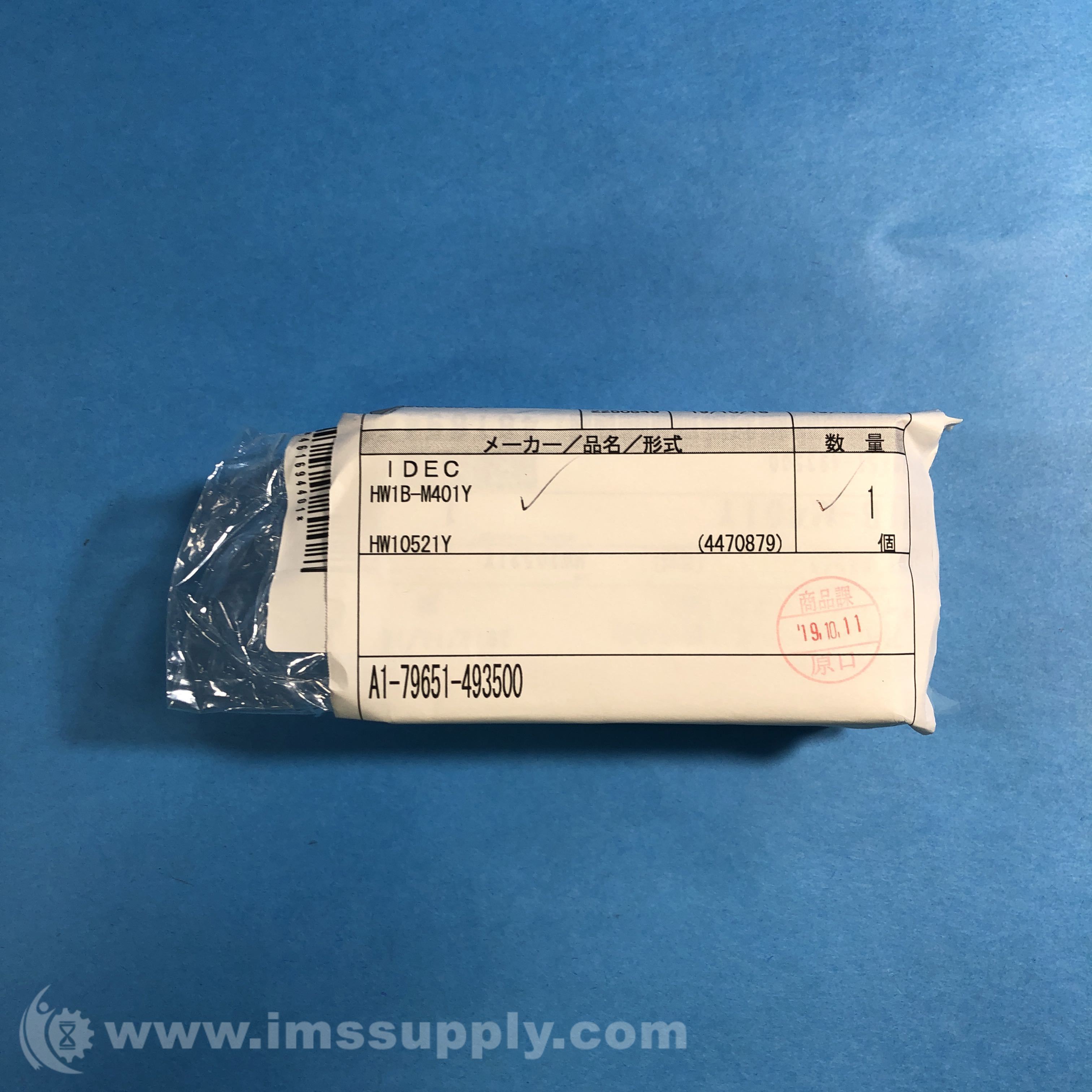 Idec HW1B-M401Y Switch Push button - IMS Supply