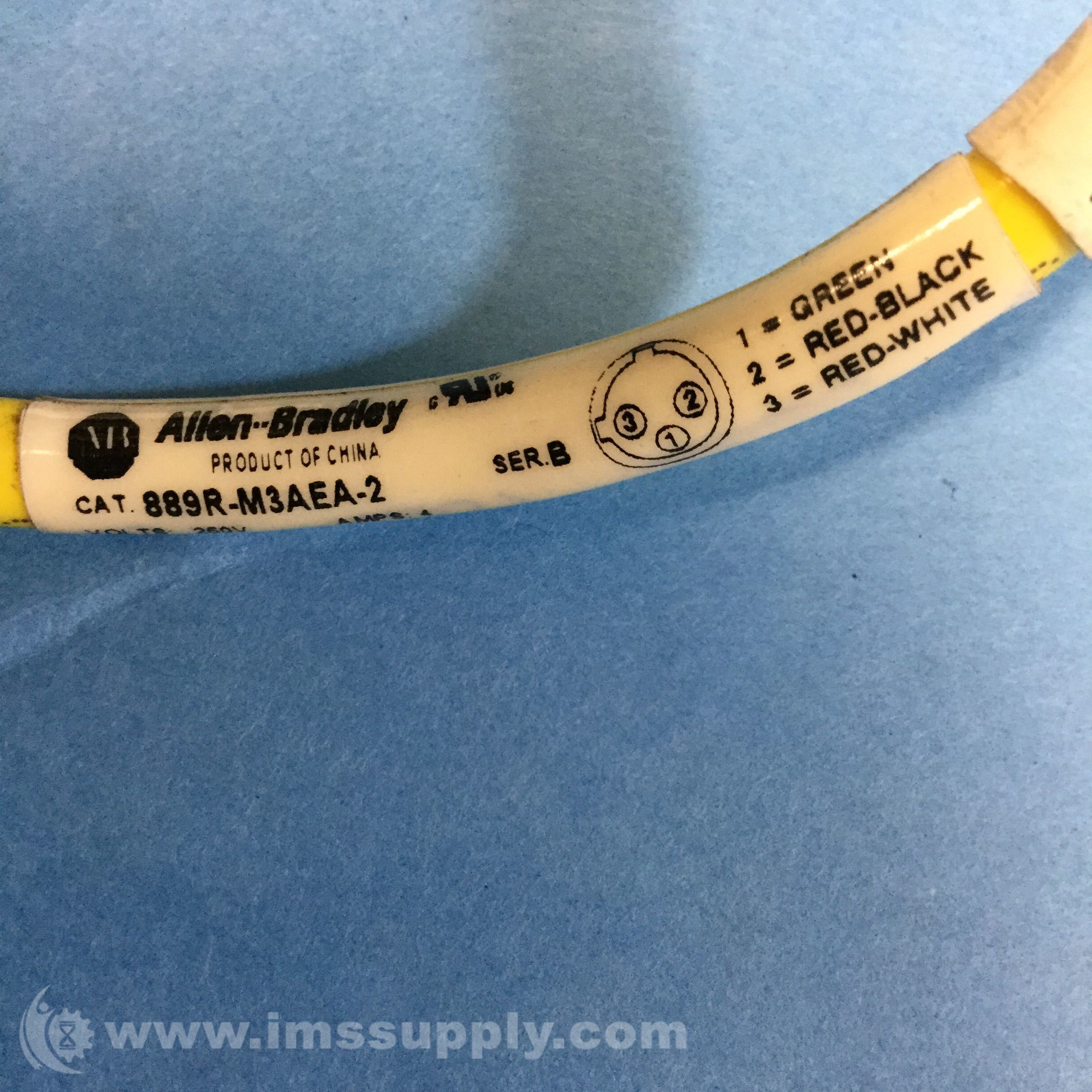 Allen Bradley 889R-M3AEA-2 Male Cordset Ac Micro - IMS Supply