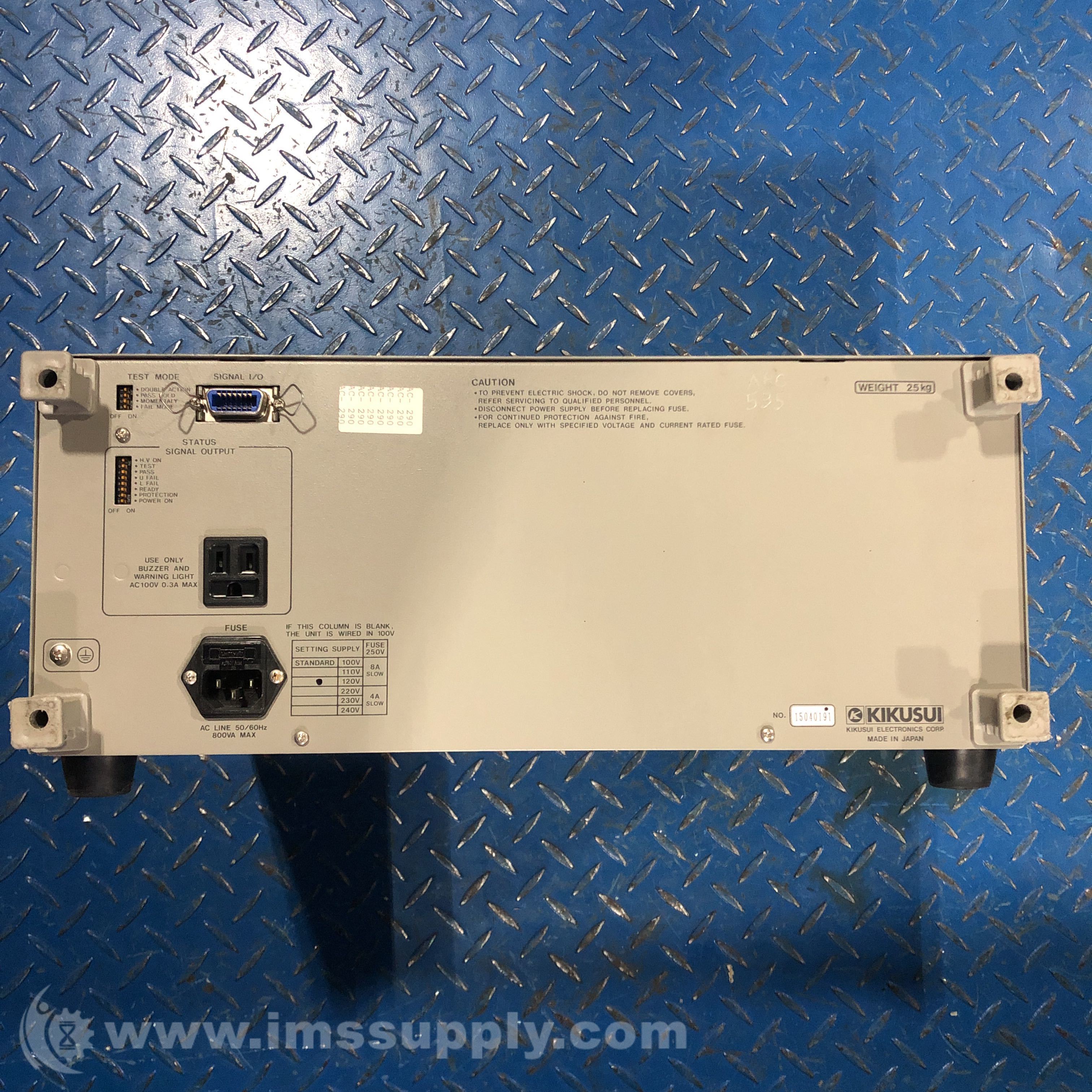 Kikusui TOS5101 Hipot Tester - IMS Supply