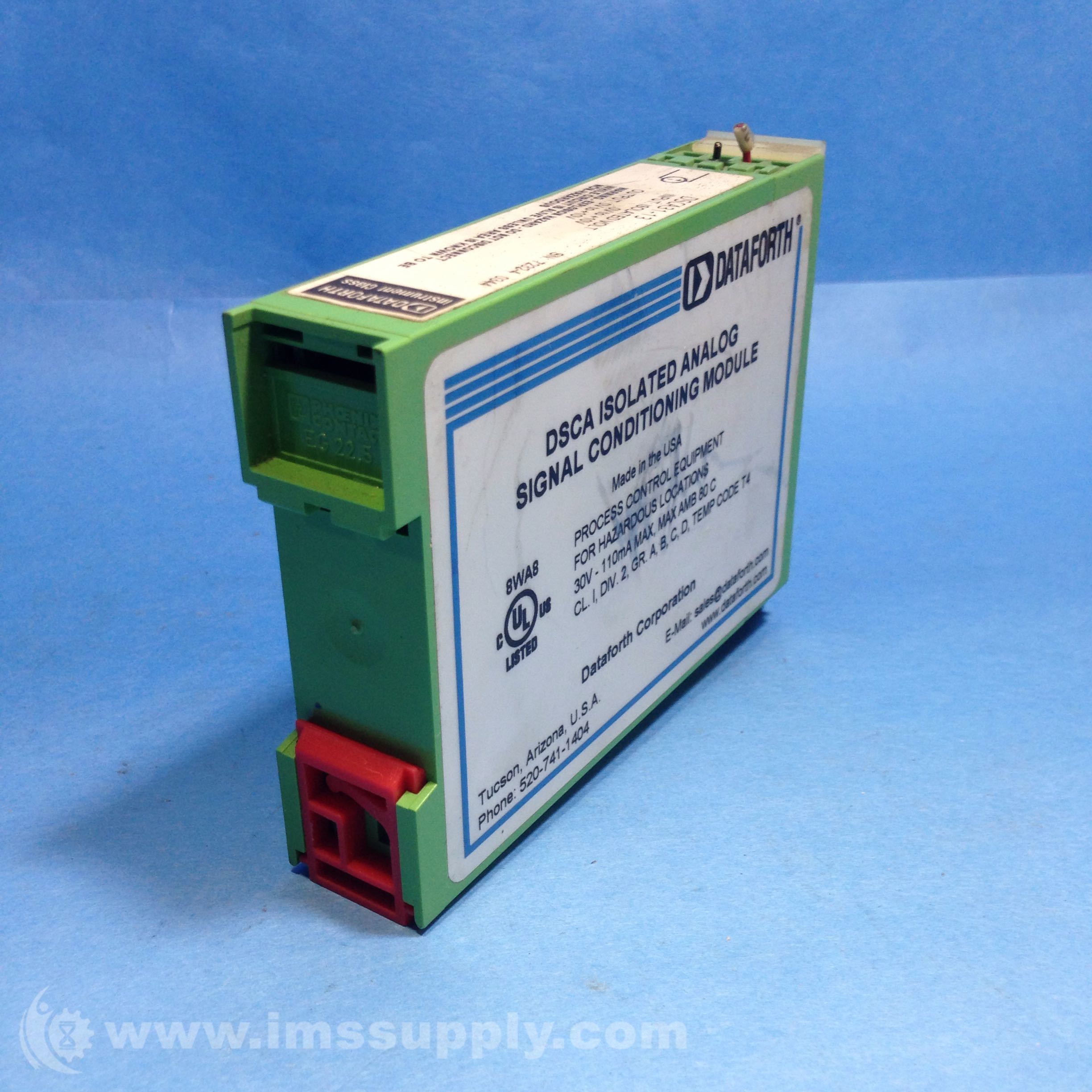 Dataforth DSCA31-13 Signal Condotional Analog Voltage Input - IMS Supply