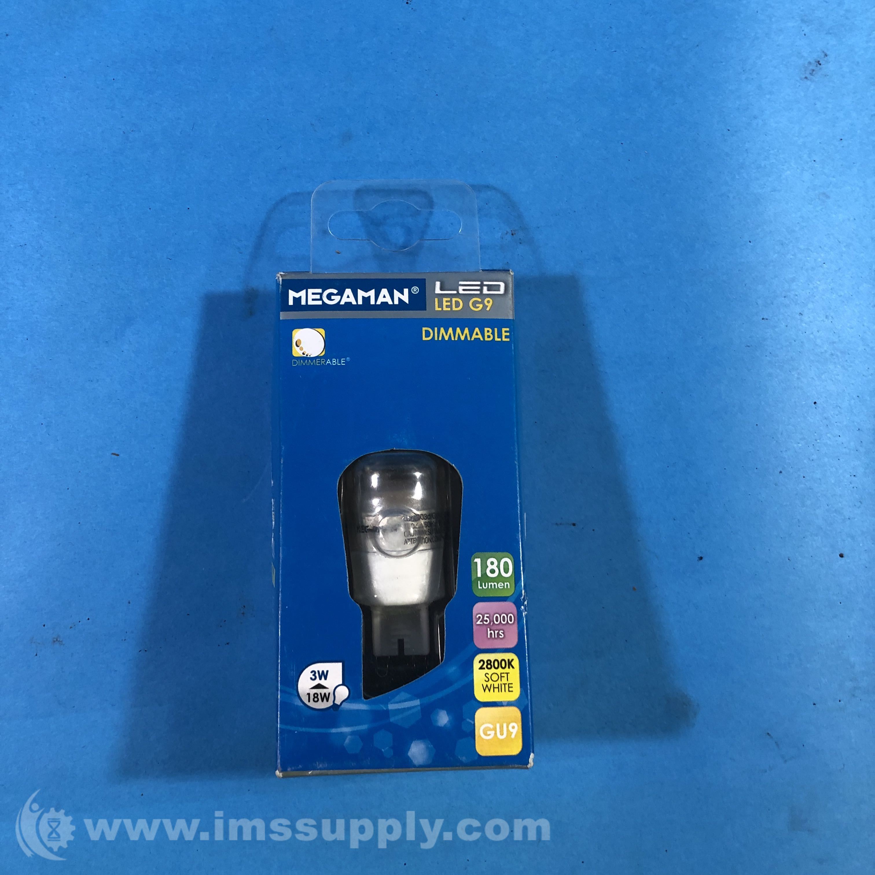 Megaman Lighting LU0303D-GU9-2800K G9 3W GU9 2800K Dimmable LED - IMS ...