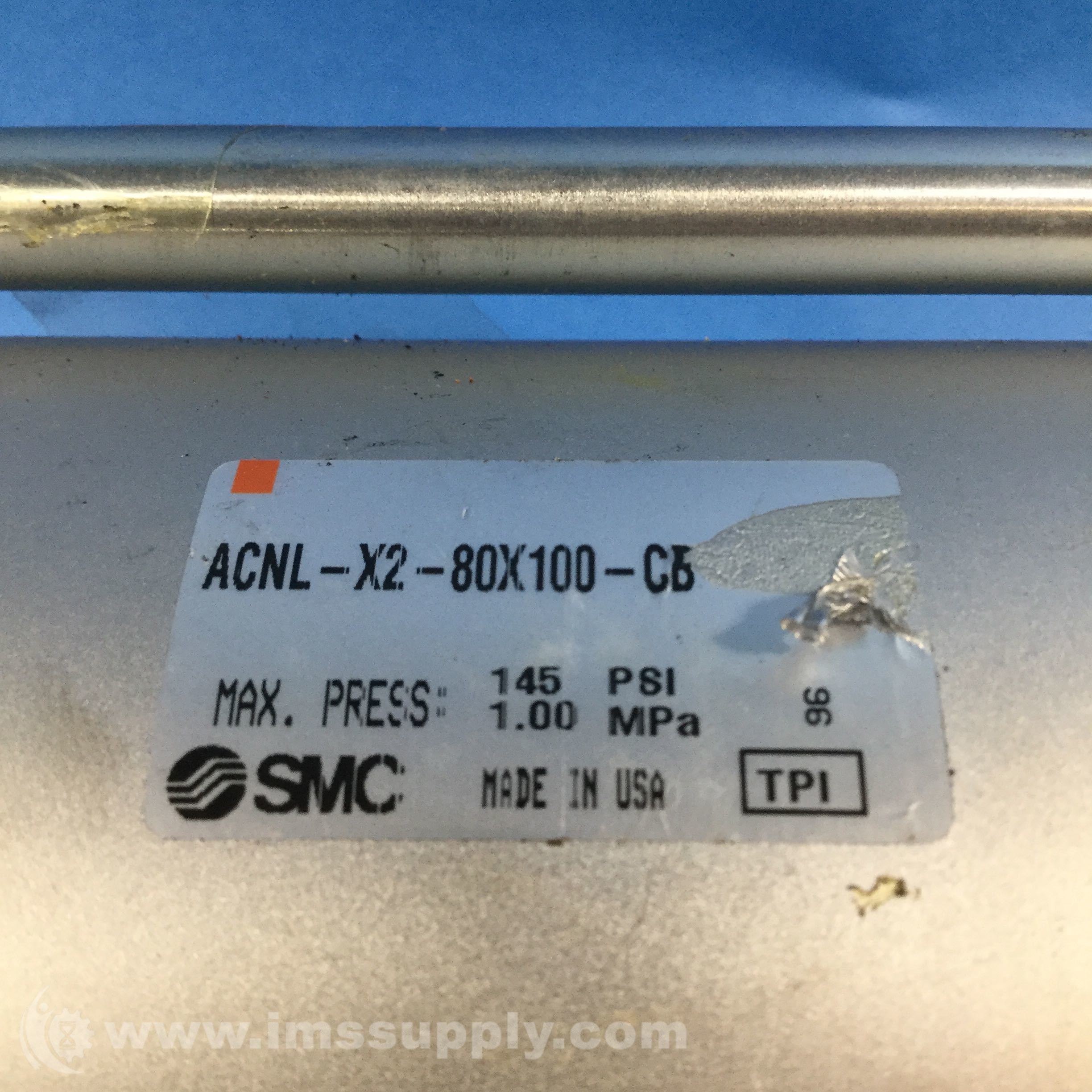 SMC ACNL-X2-80X100-CB ACNL Tie-Rod Cylinder Actuator - IMS Supply