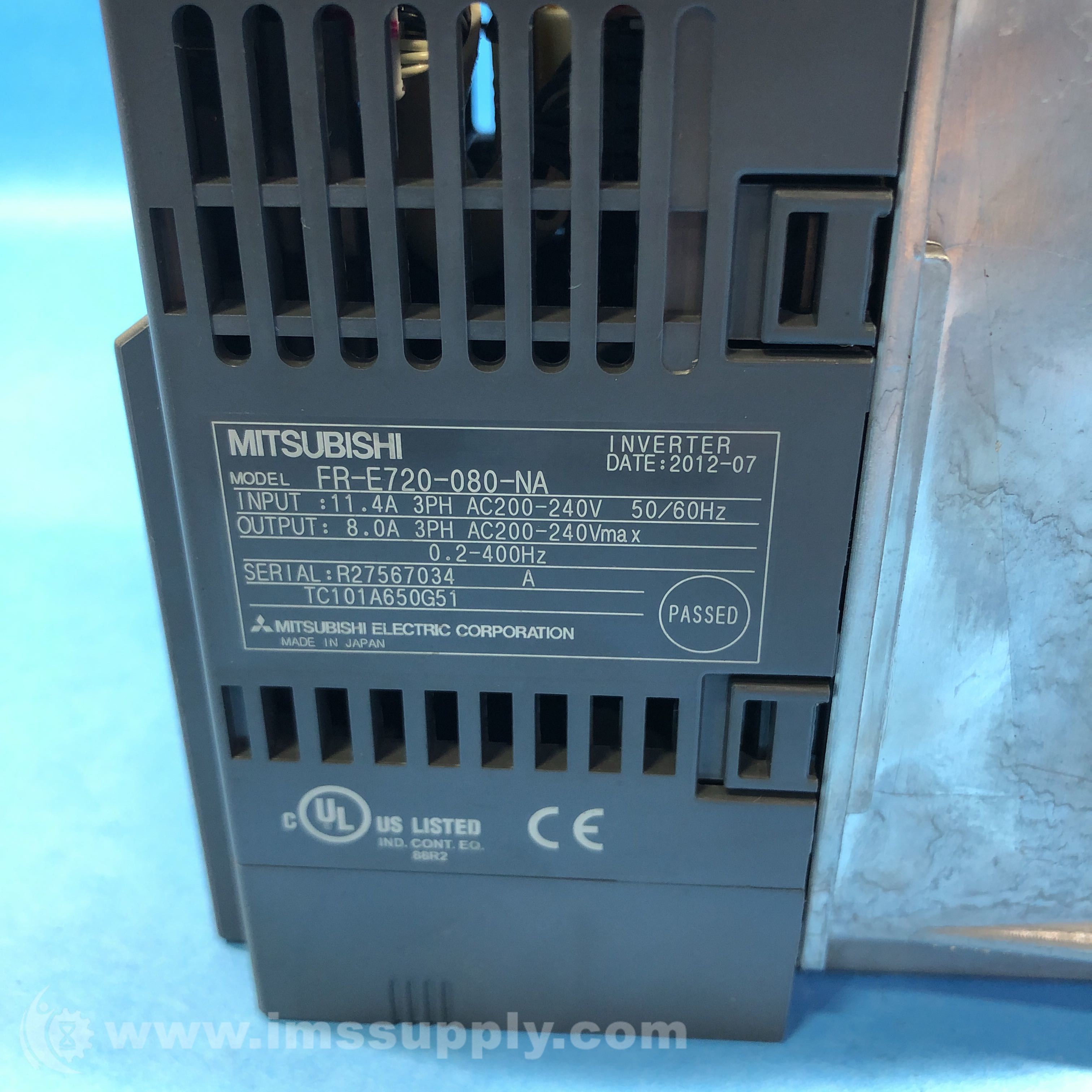 Mitsubishi Electric FR-E720-080-NA Variable Speed/Frequency Drive - IMS ...